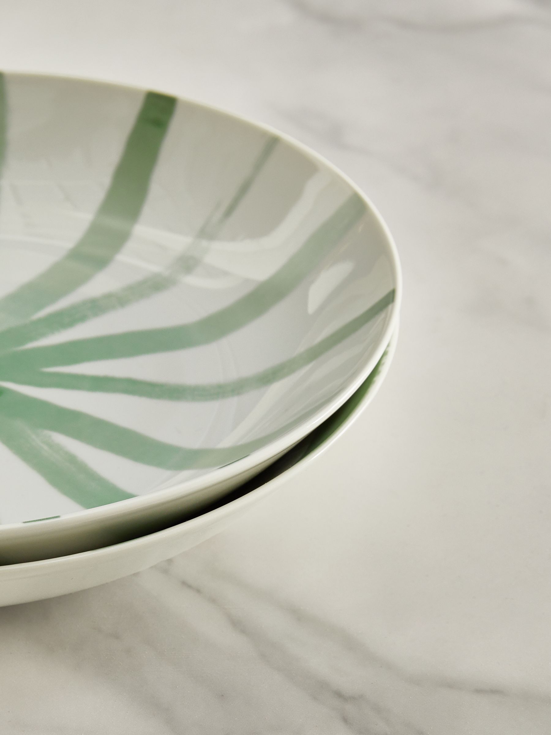 Buy Set of 4 Sage Green Patterned Pasta Bowls from the Next UK online shop