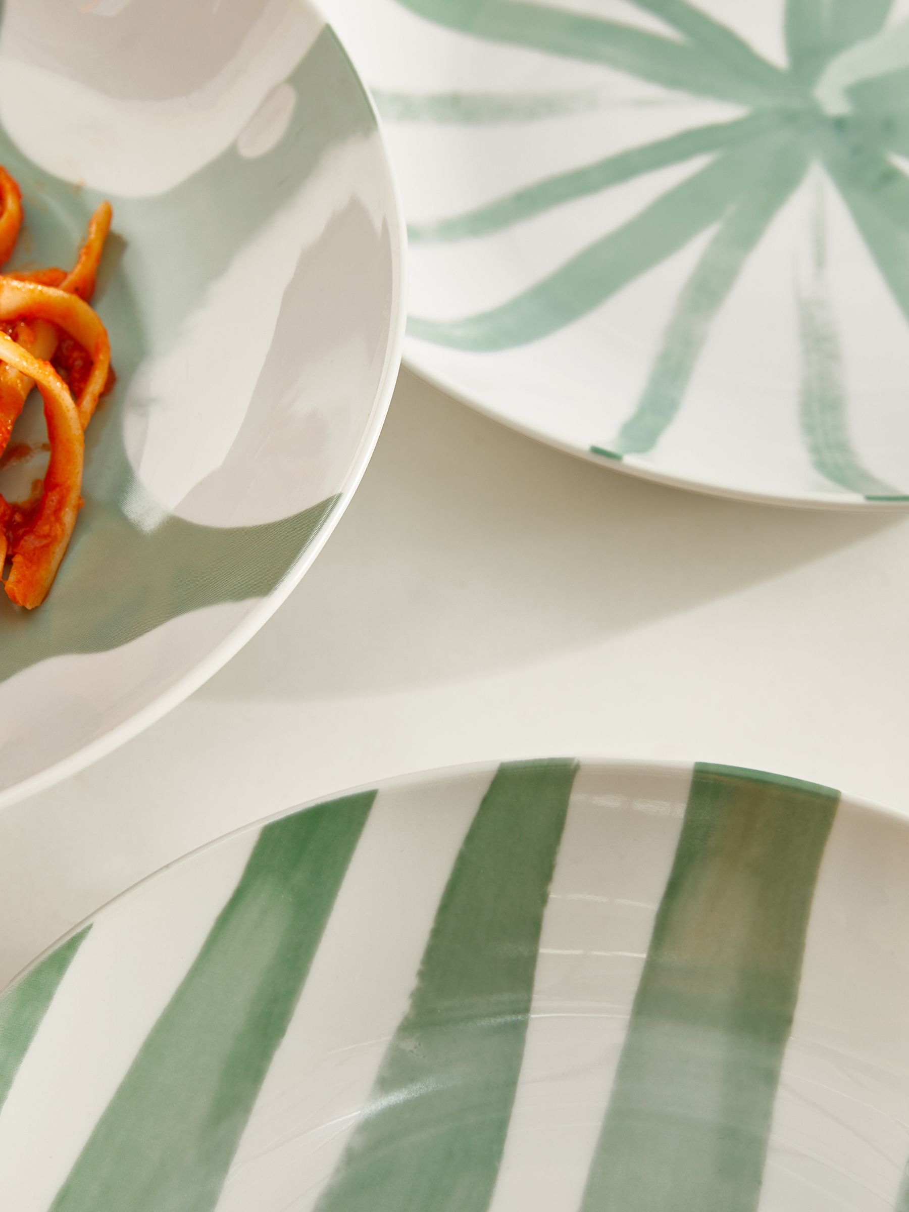 Buy Set of 4 Sage Green Patterned Pasta Bowls from the Next UK online shop