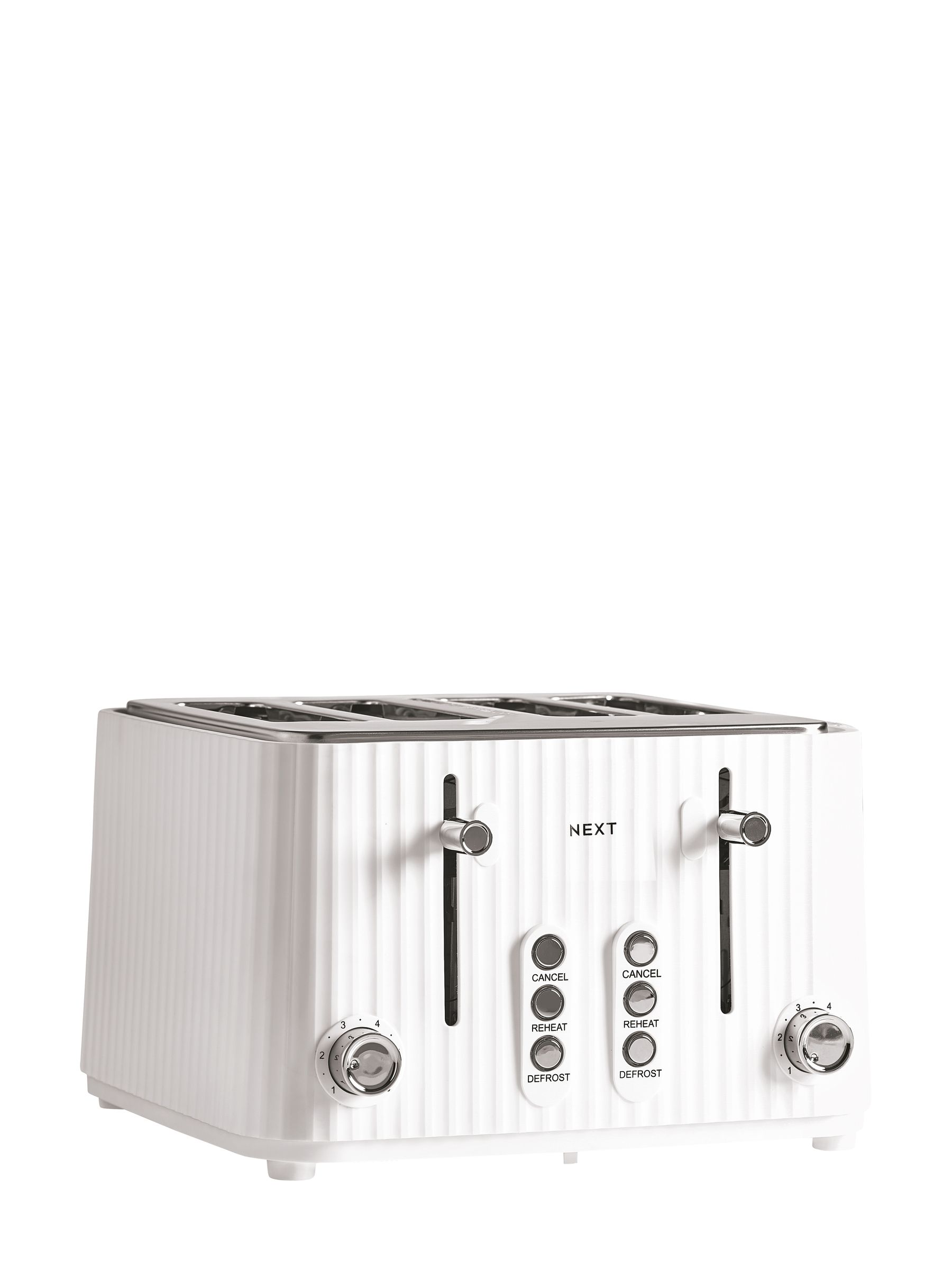 Buy White Sleek 4 Slice Toaster from the Next UK online shop