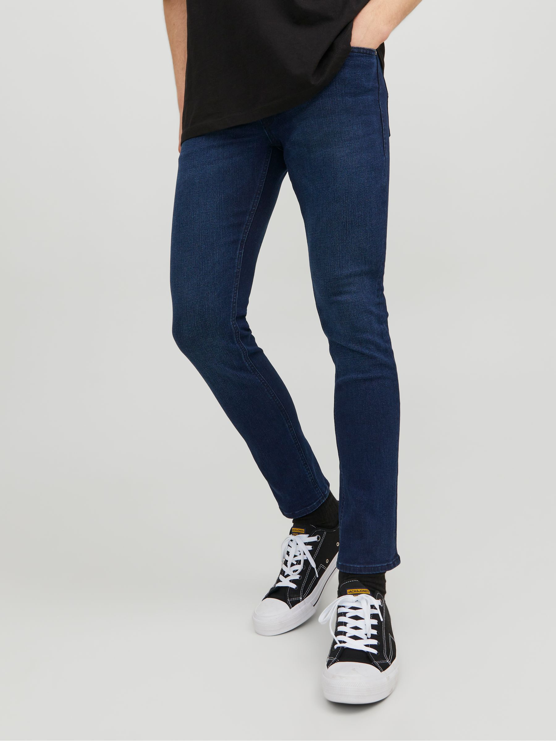 Buy JACK & JONES Indigo Slim Fit Glenn Jeans from the Next UK online shop