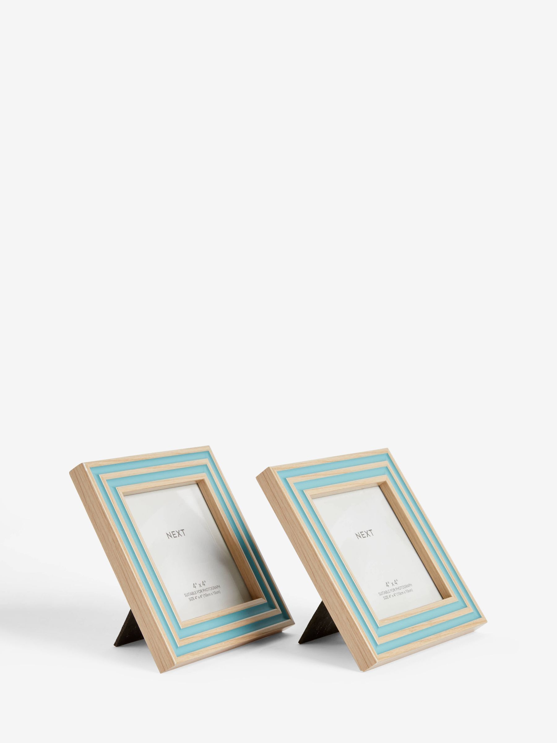 Buy Set of 2 Teal Blue Wood Effect Photo Frames from the Next UK online ...