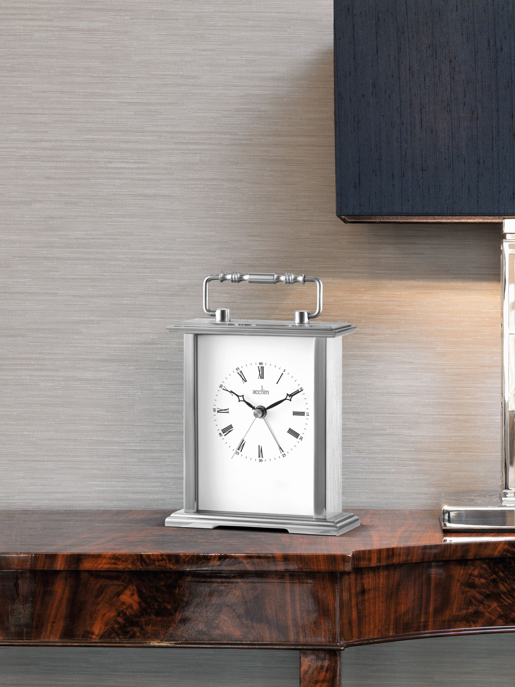 Buy Acctim Clocks Silver Gainsborough Carriage Clock from the Next UK ...