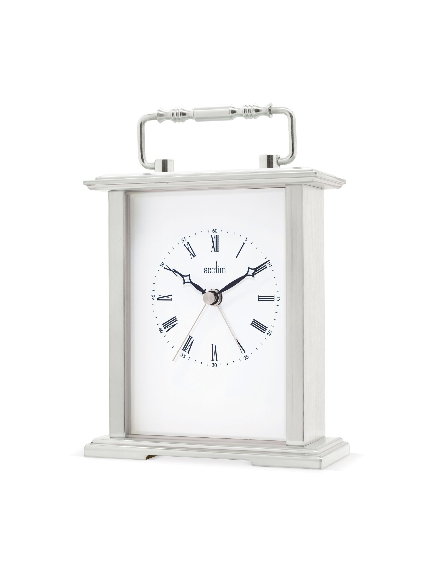 Buy Acctim Clocks Silver Gainsborough Carriage Clock from the Next UK ...