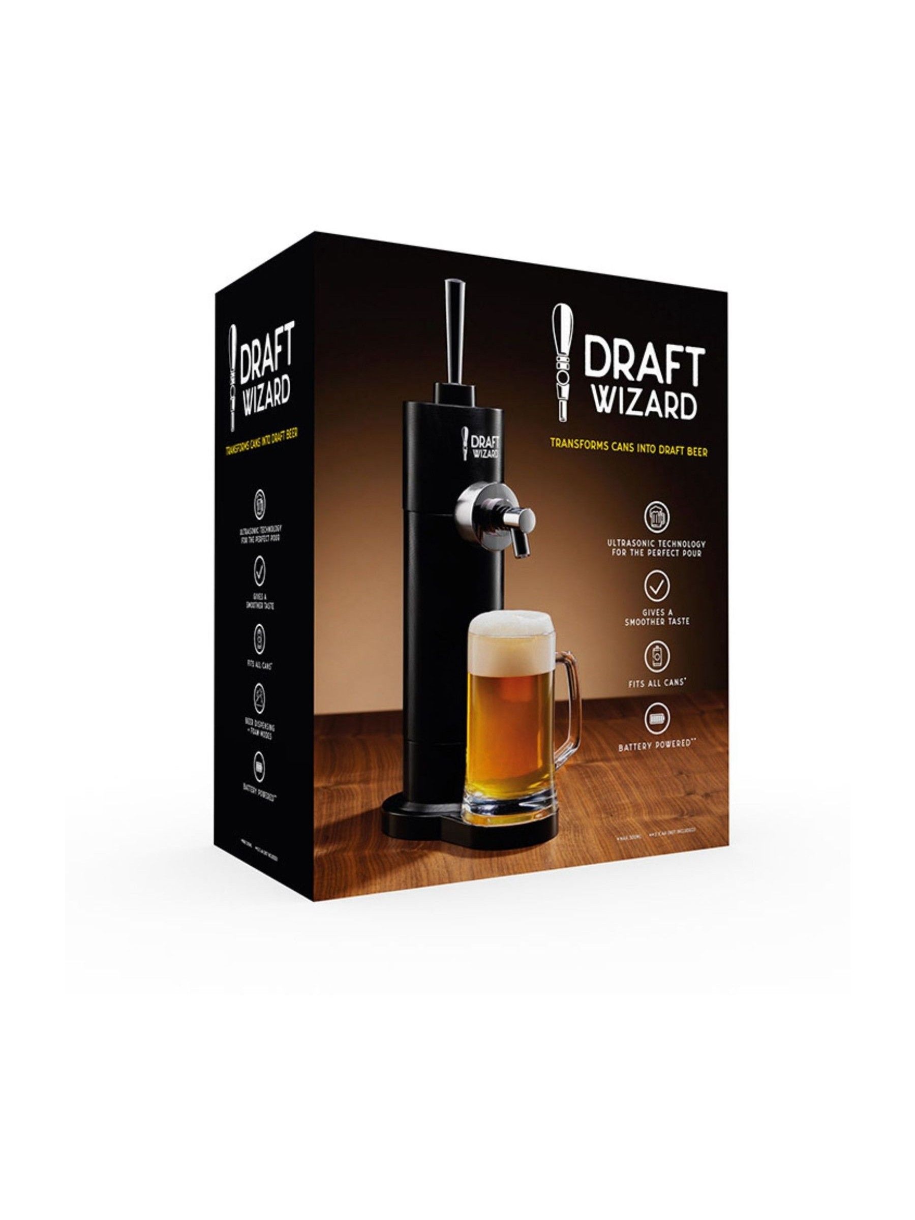 Buy MenKind Black Draft Wizard Frothing Beer Dispenser from the Next UK ...