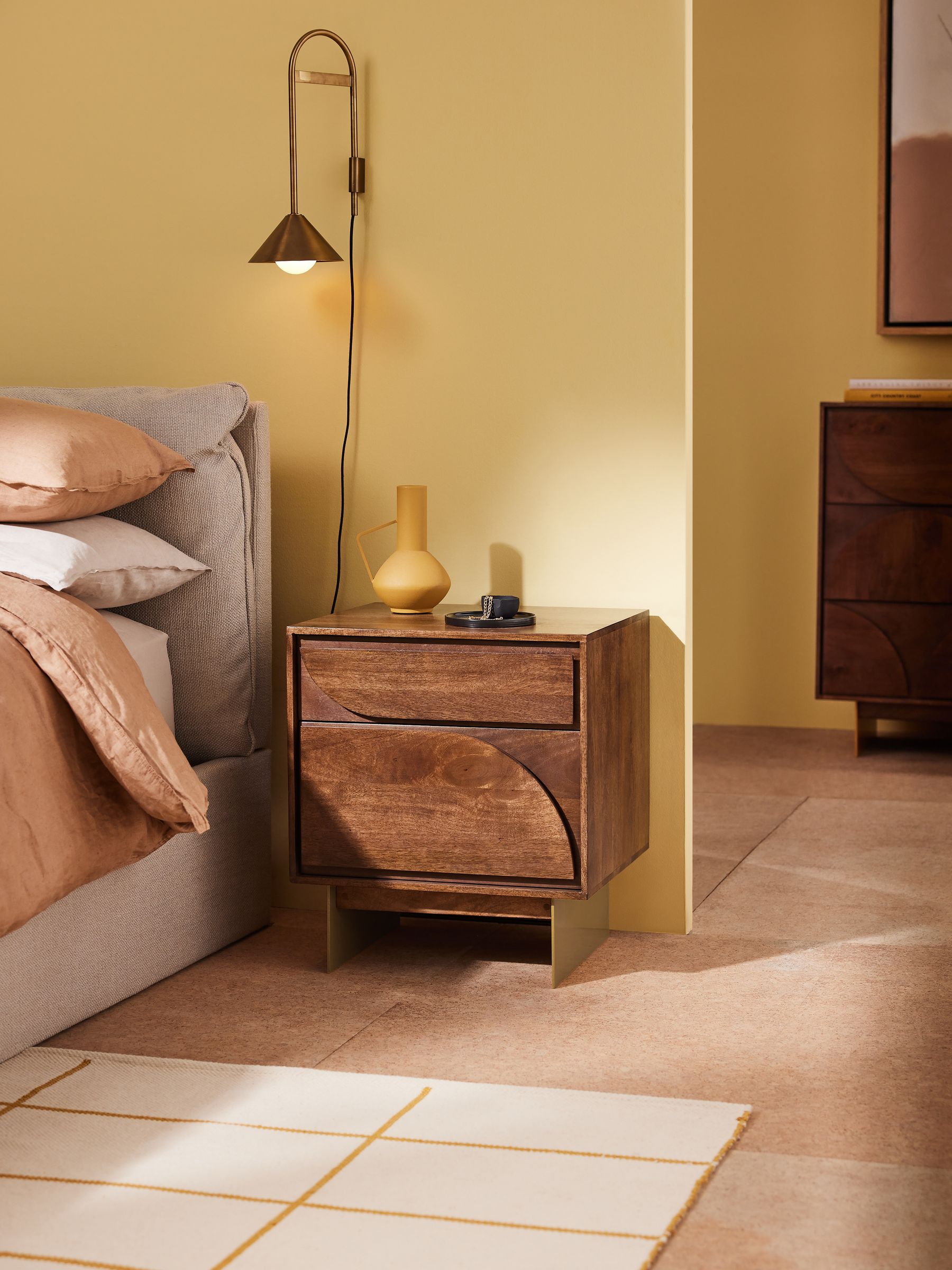 Buy MADE.COM Brown Keala Mango Wood Bedside Table from the Next UK online shop