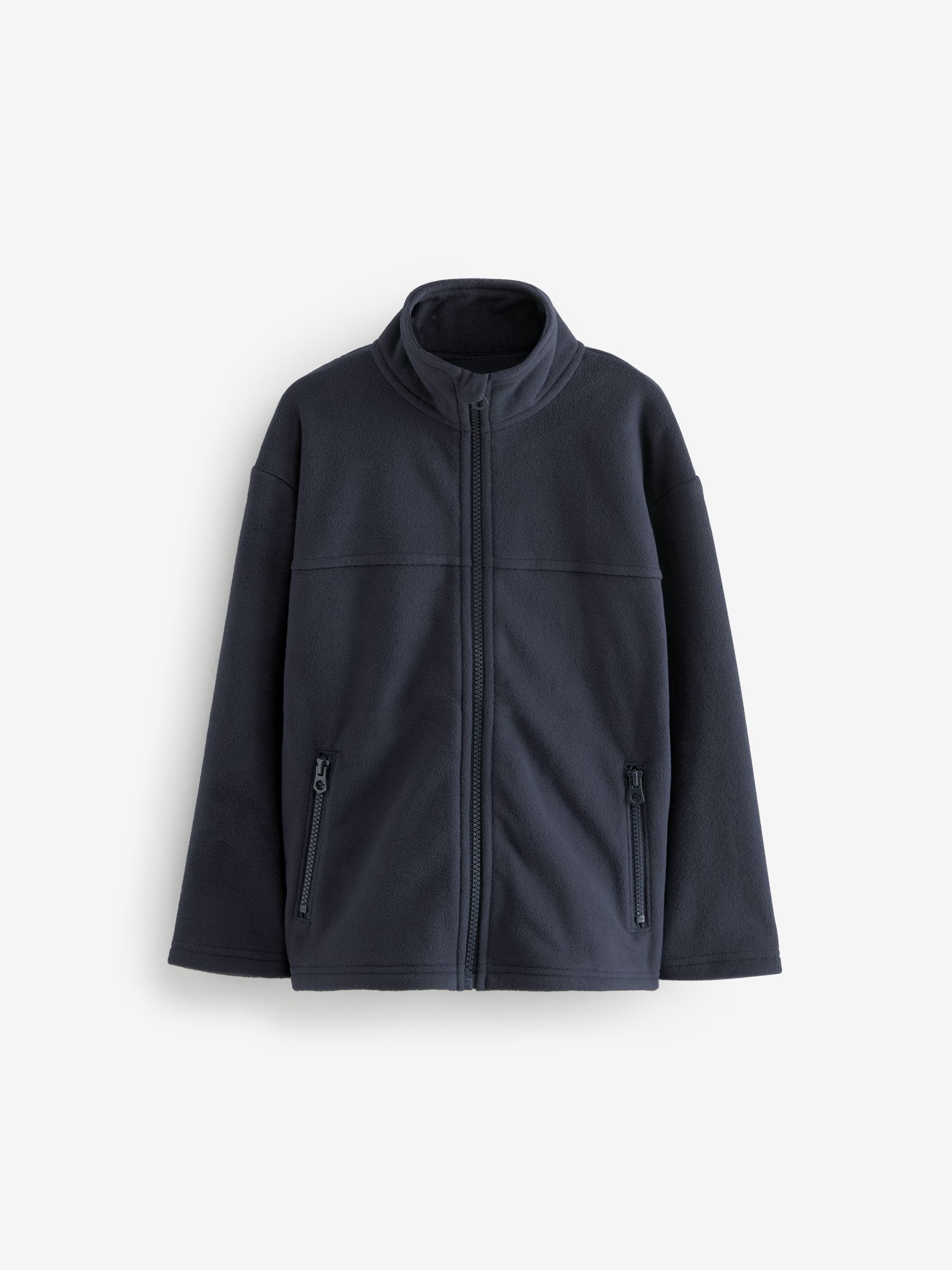 Buy Navy Zip-Up Fleece Jacket With Pockets (3-16yrs) from Next Ireland
