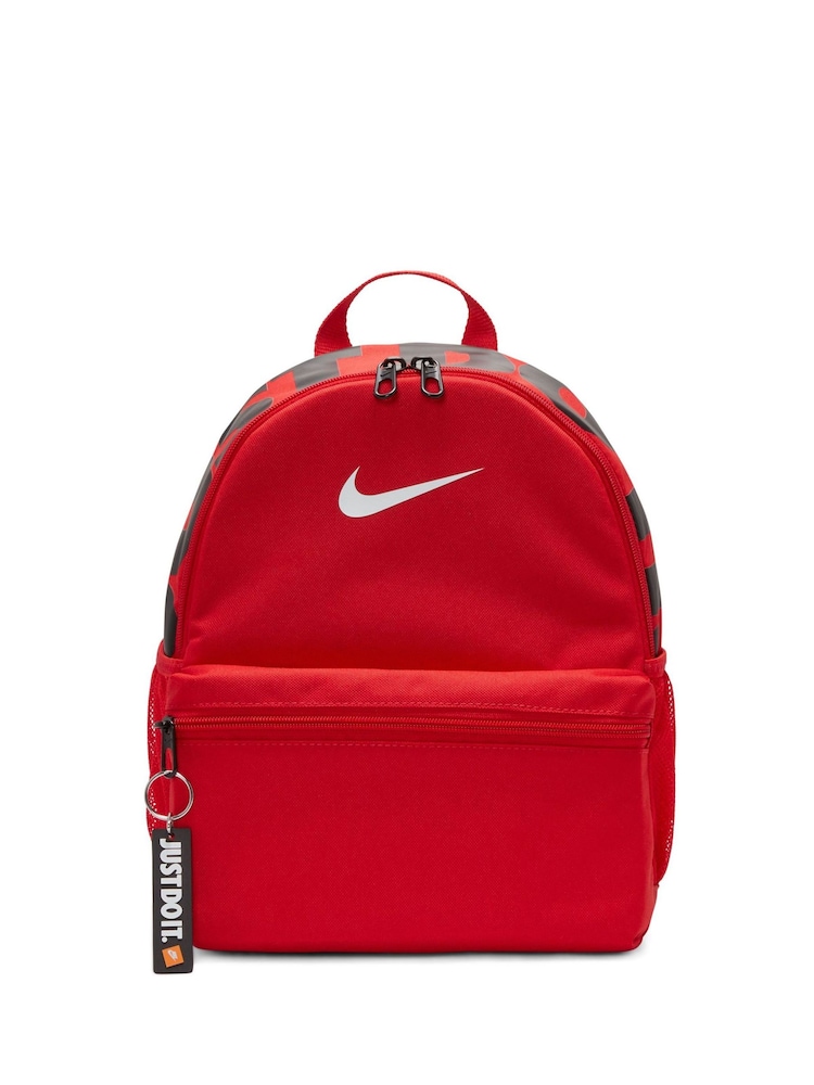nike red logo backpack