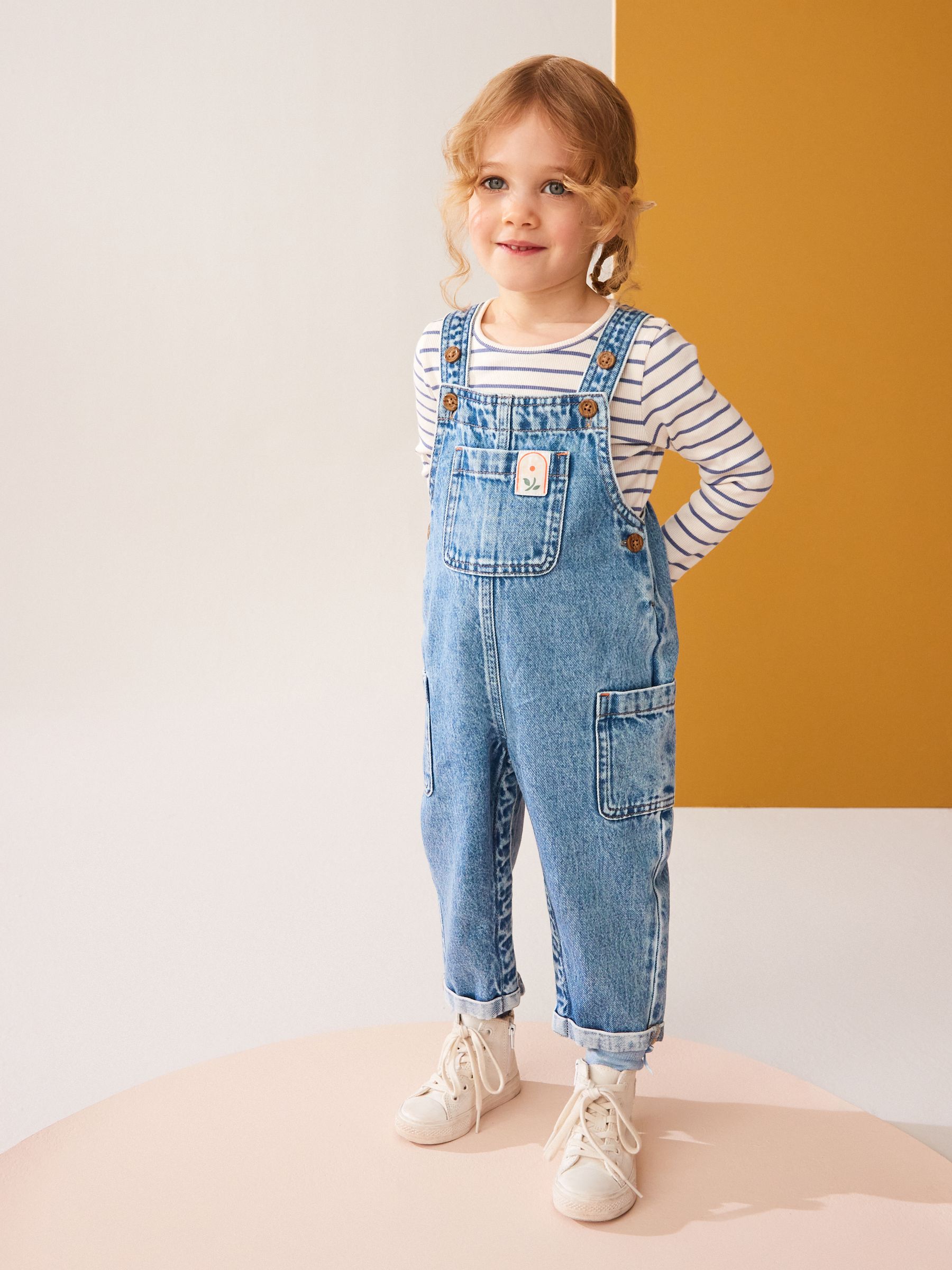 Buy Denim 100% Cotton Dungarees (3mths-7yrs) from Next USA