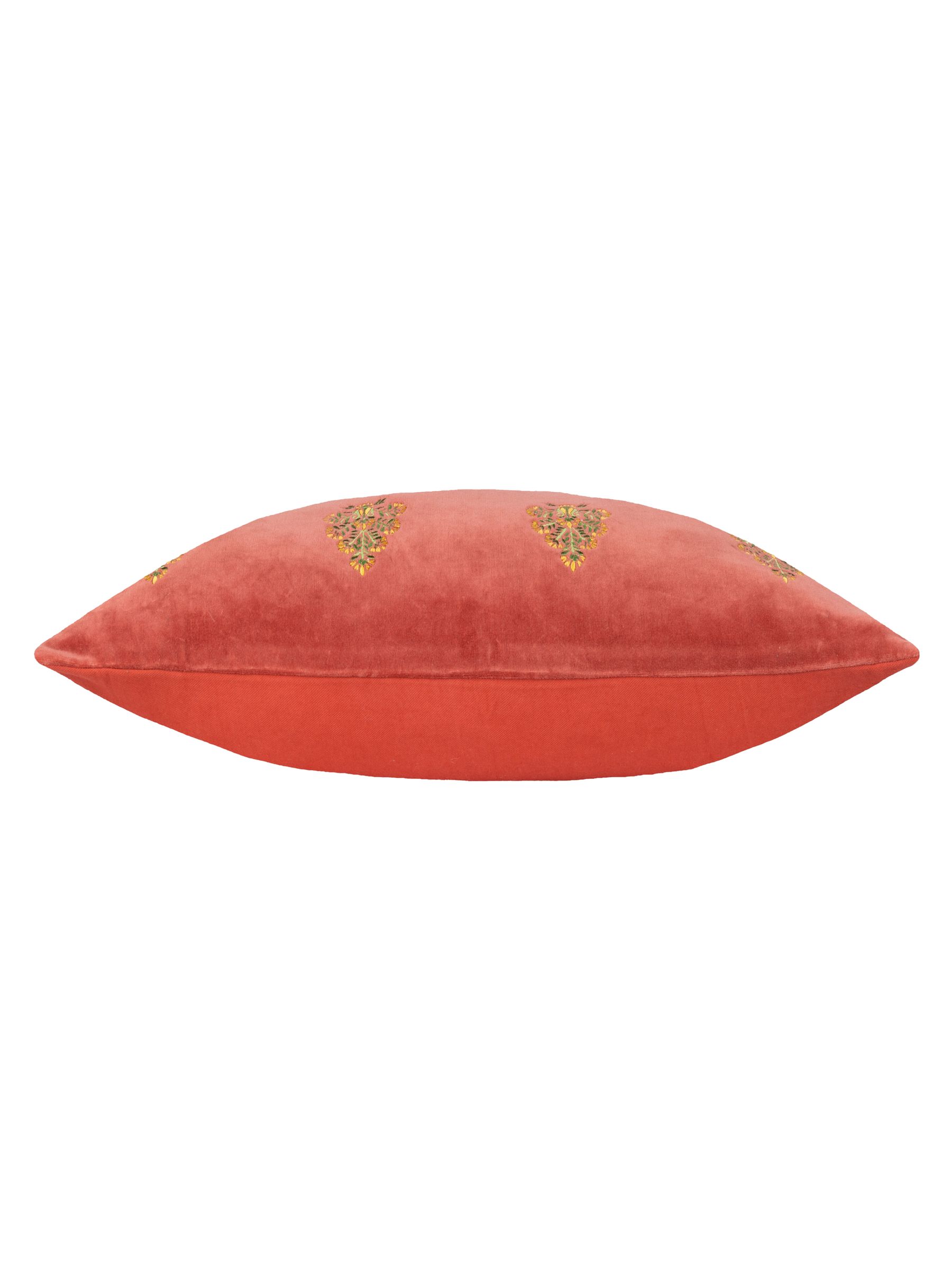 Buy Riva Paoletti Regal Rose Rennes Cotton Velvet Embroidered Cushion ...