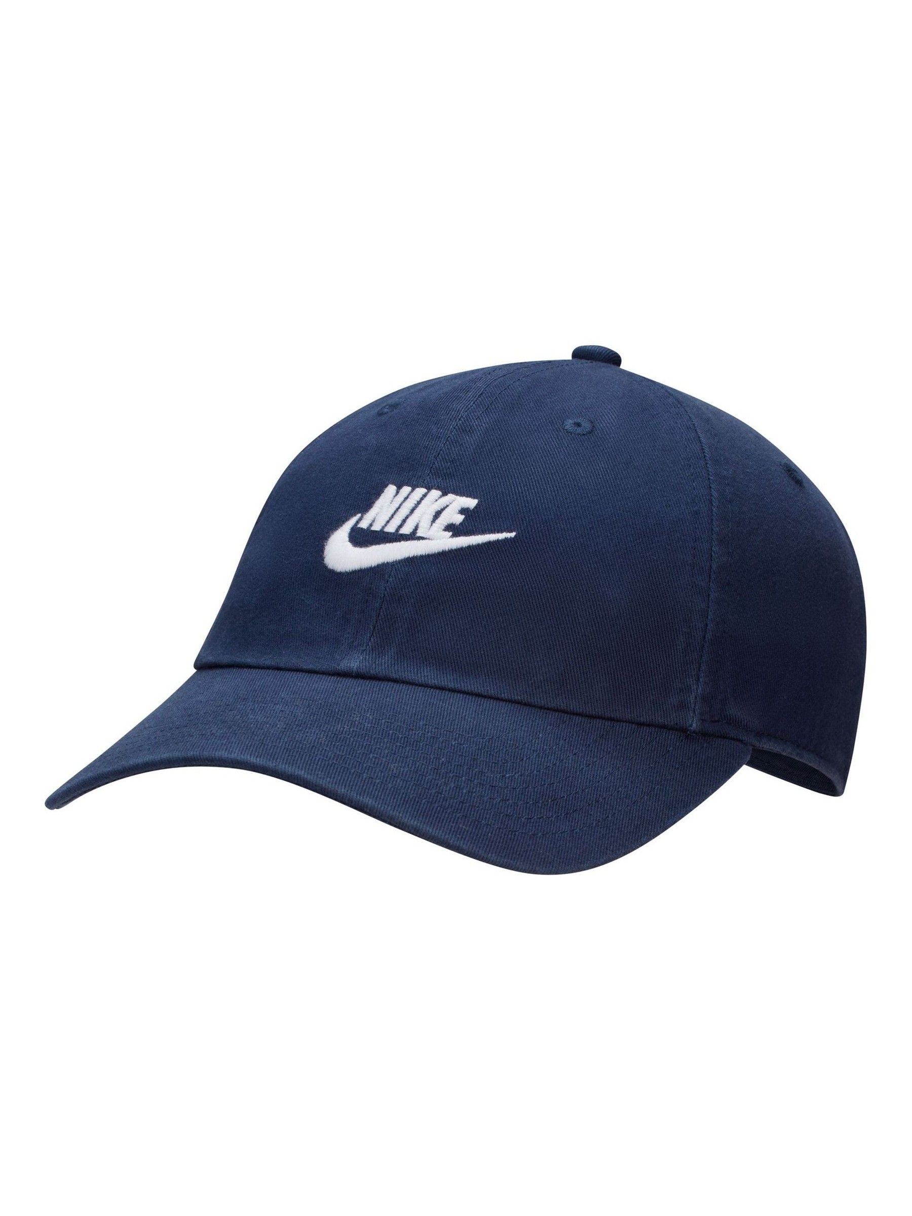 Buy Nike Blue Club Unstructured Futura Wash 100% Cotton Cap from Next ...