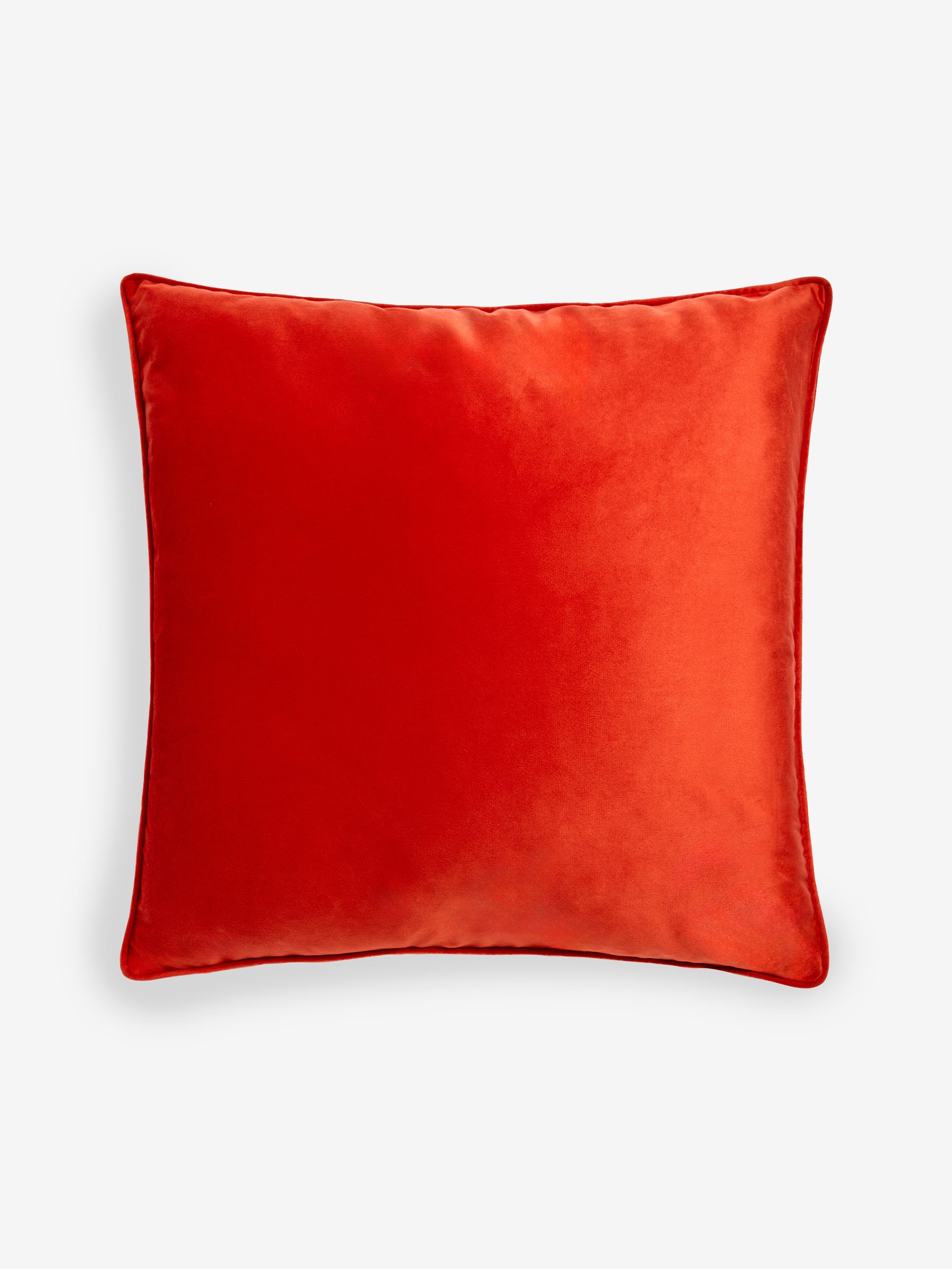 Buy Bright Orange 59 x 59cm Matte Velvet Cushion from the Next UK ...