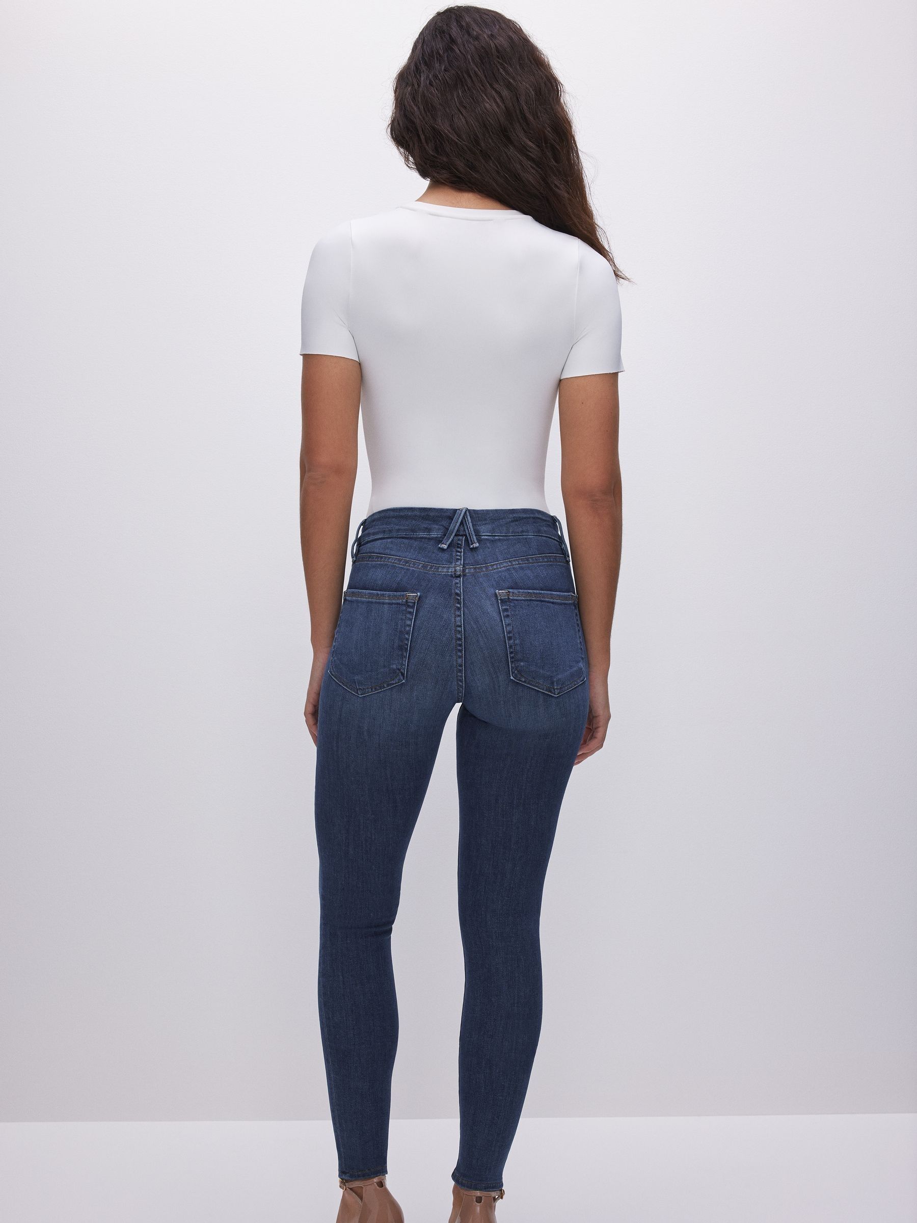 Buy Good American Blue Good Legs Skinny Jeans from the Next UK online shop