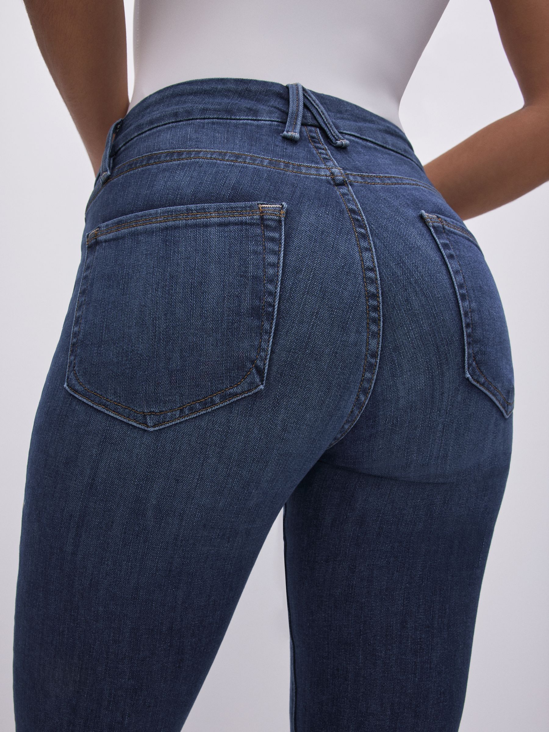 Buy Good American Blue Good Legs Skinny Jeans from the Next UK online shop