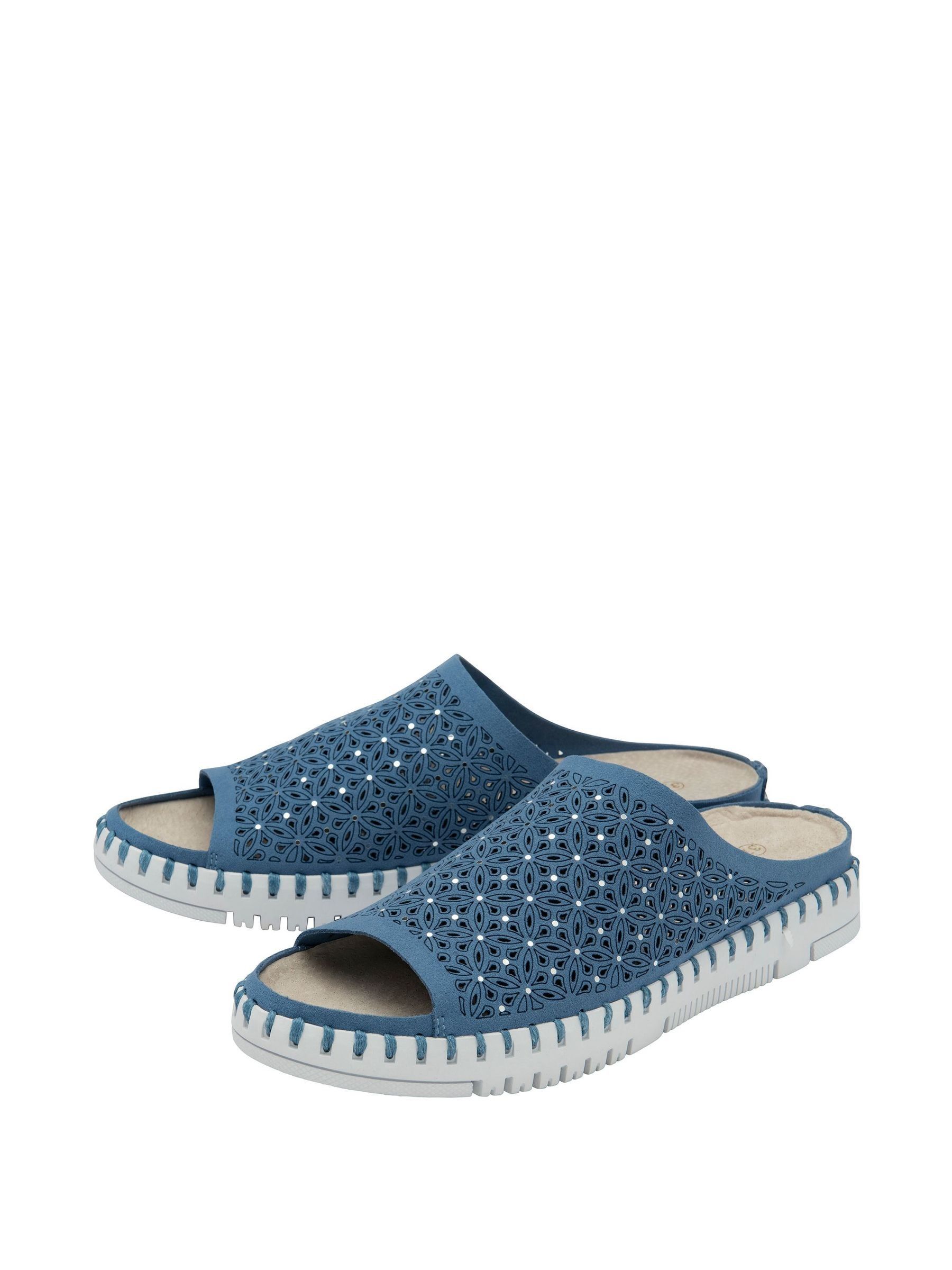 Buy Lotus Blue Open Toe Mule Sandals from the Next UK online shop