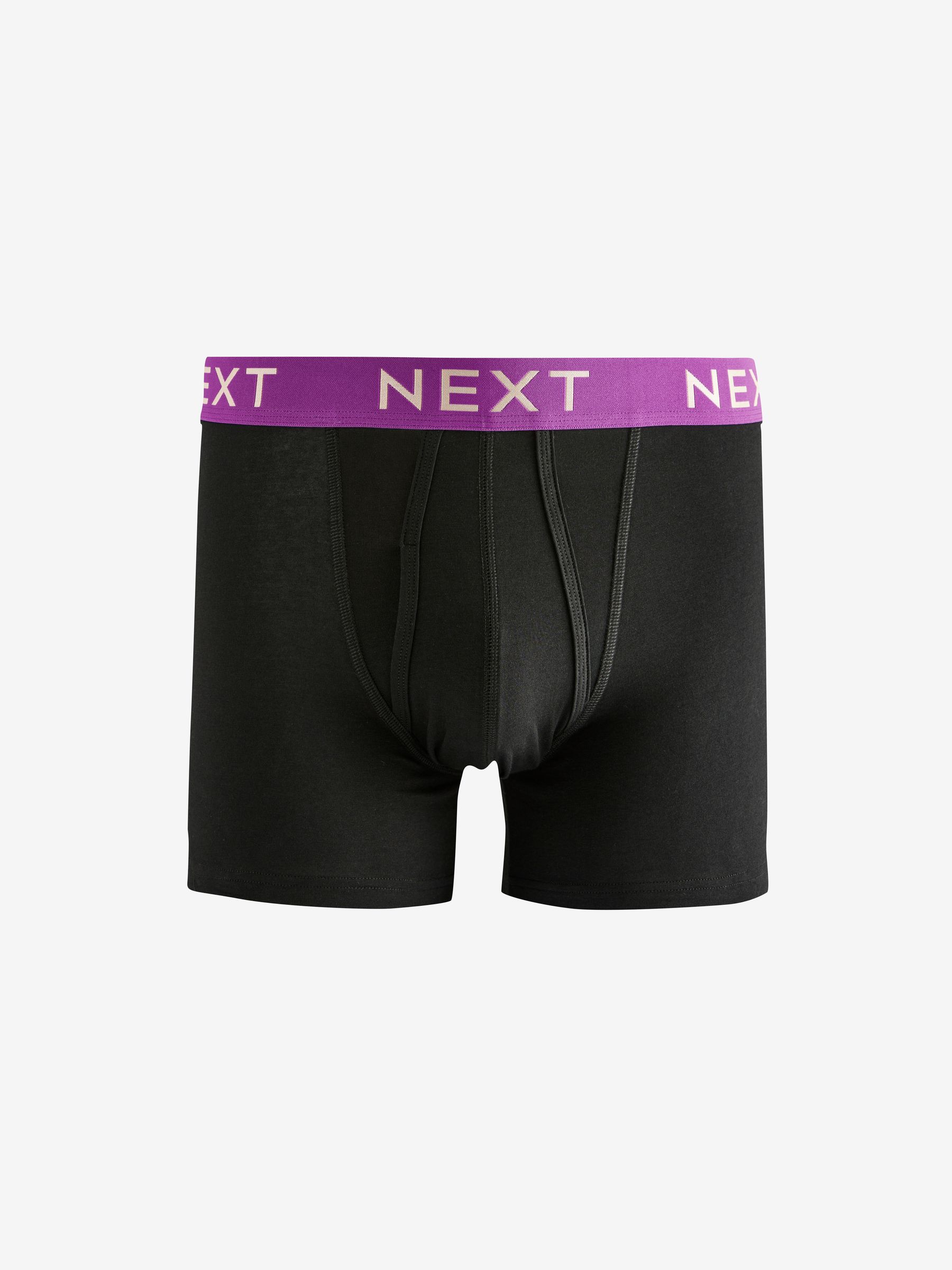 Buy Black White Gold Waistband A-Front Boxers 8 Pack from the Next UK ...