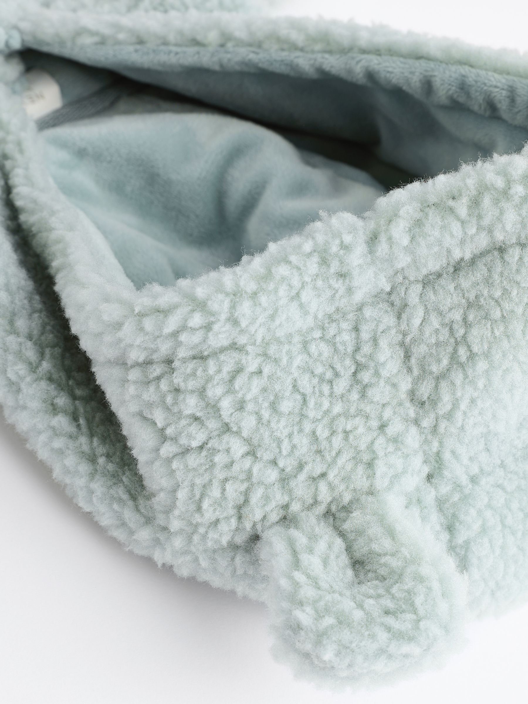 Buy Sage Green Baby Borg Fleece Jacket (0mths-2yrs) from Next Ireland