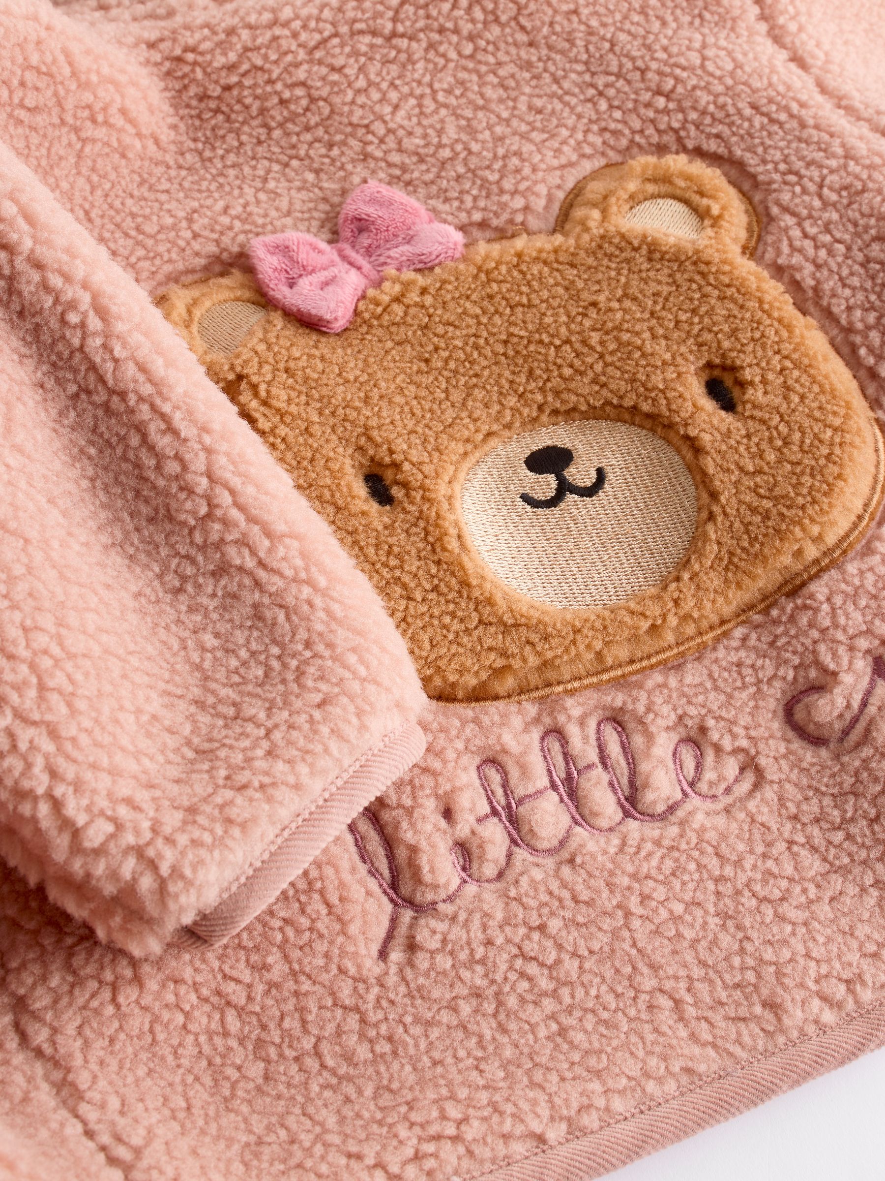 Buy Pink Baby Borg Fleece Jacket (0mths-2yrs) from the Next UK online shop