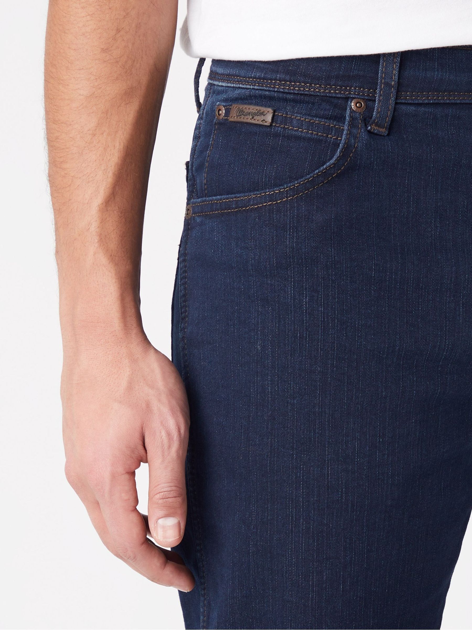Buy Wrangler Blue Black Straight Fit Texas Authentic Jeans from the ...