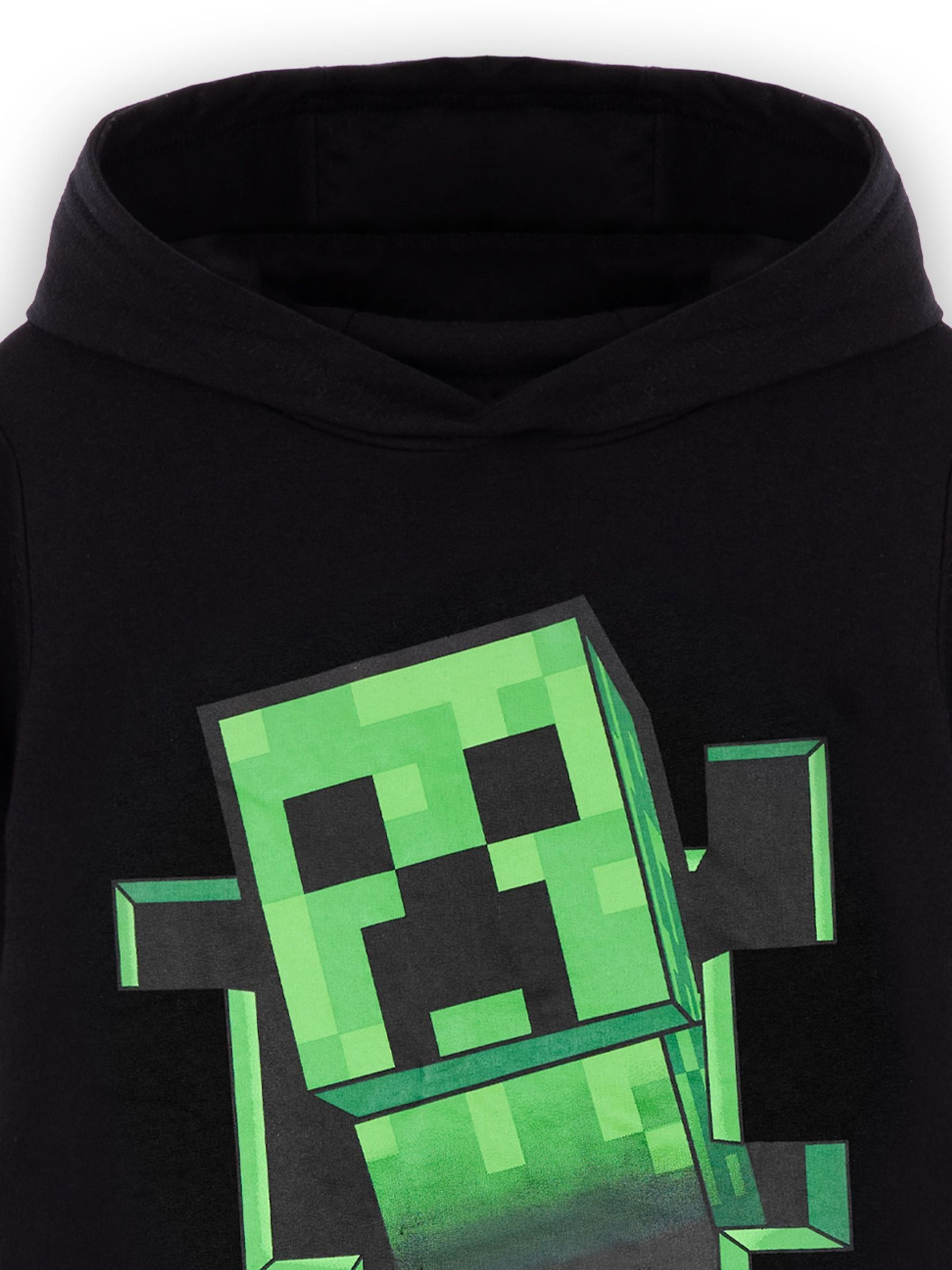 Buy Vanilla Underground Boys Black Minecraft 100% Cotton Hoodie from ...