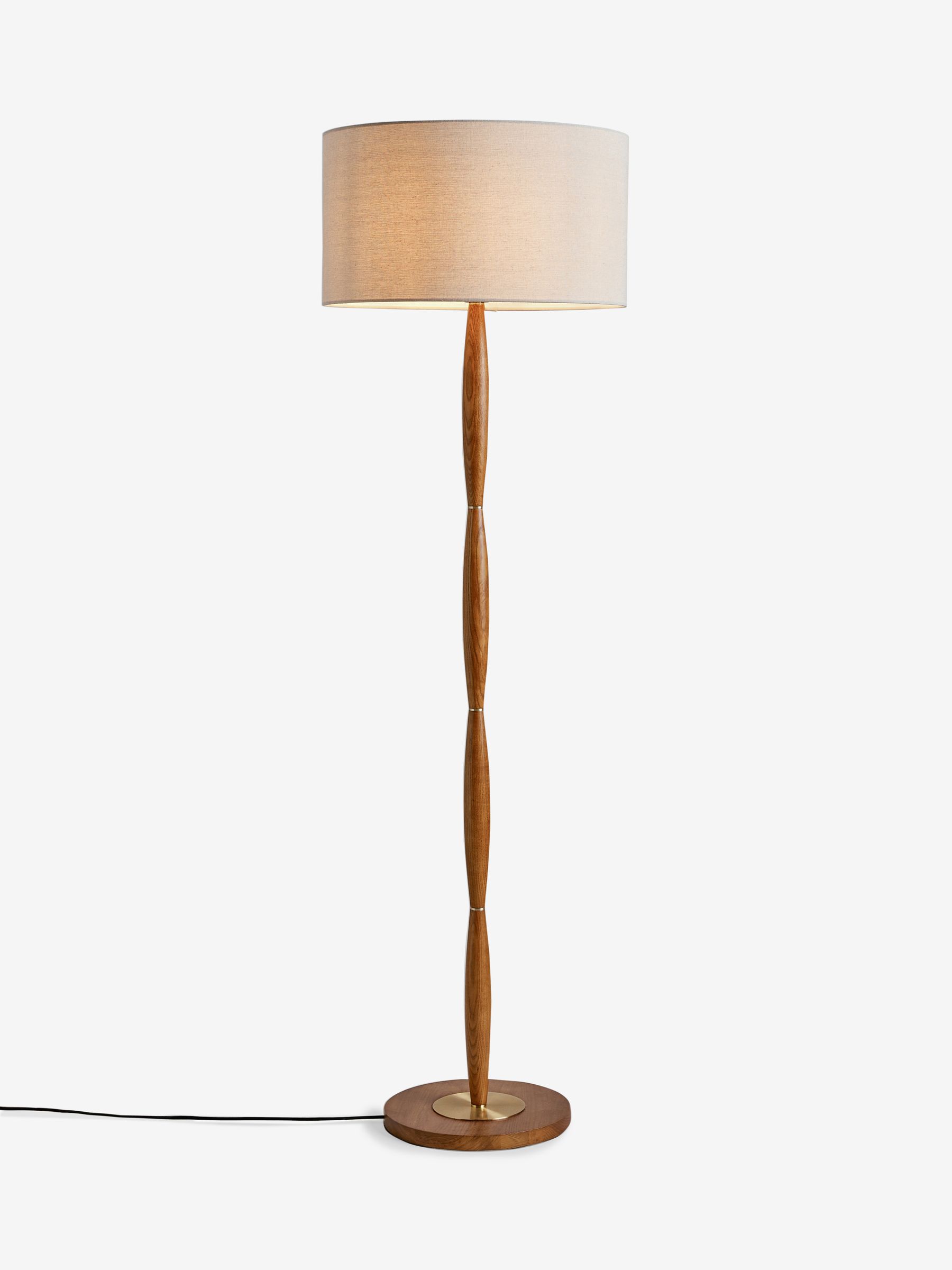 Buy Dark Natural Lloyd Floor Lamp from the Next UK online shop