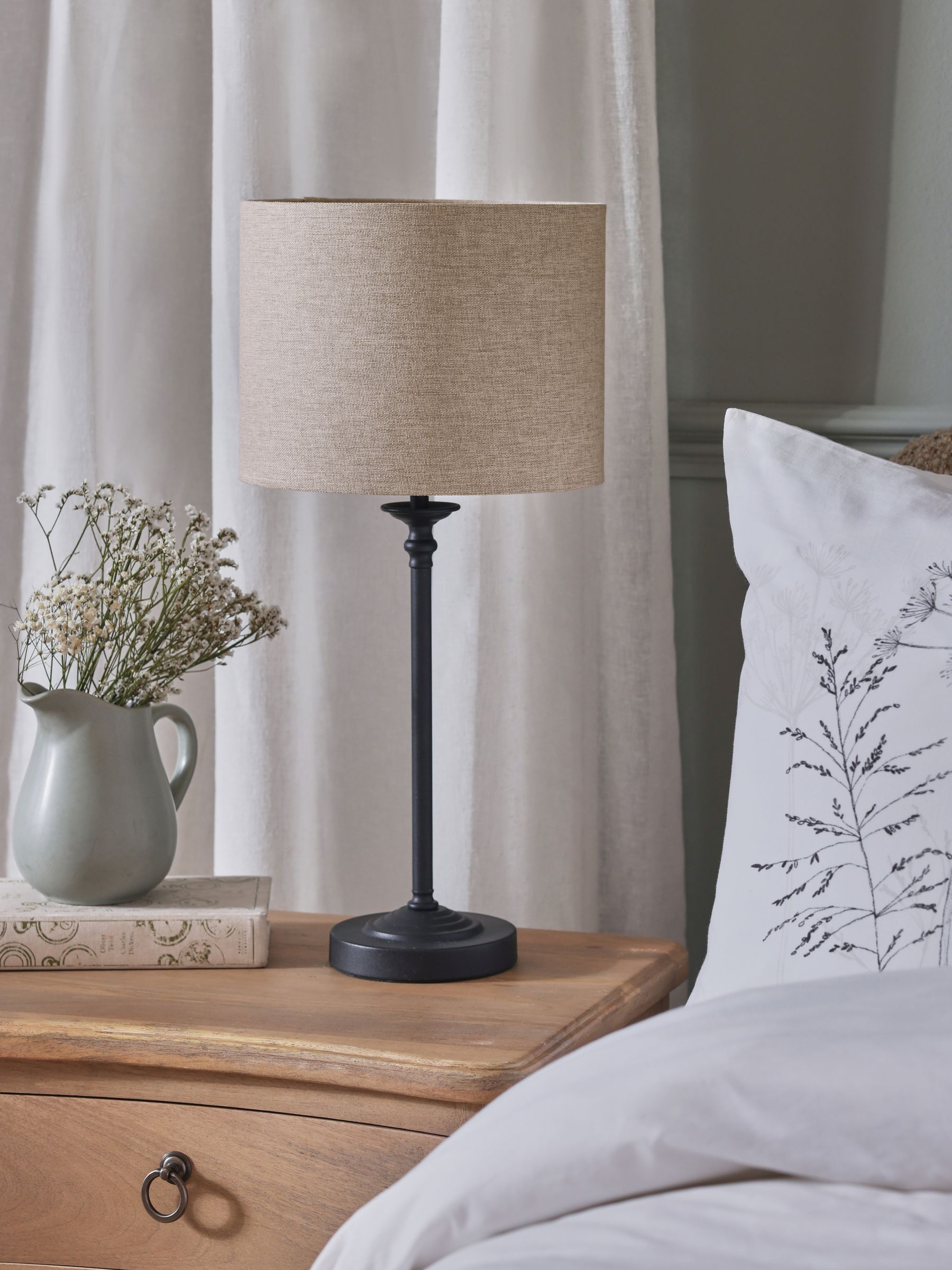 Buy Black Burford Table Lamp from the Next UK online shop