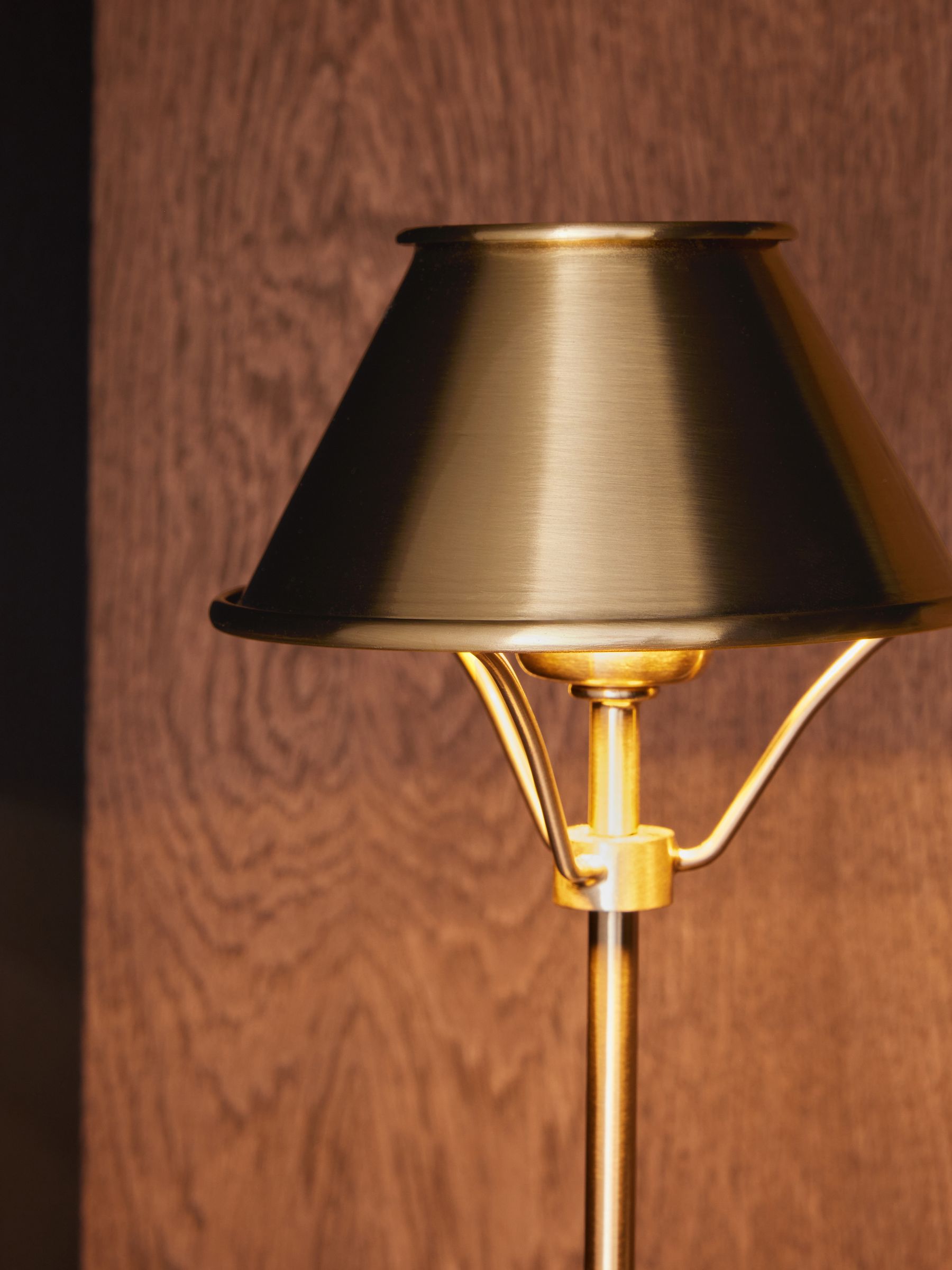 Buy Brass Hector Rechargeable Small Wireless Table Lamp from the Next ...