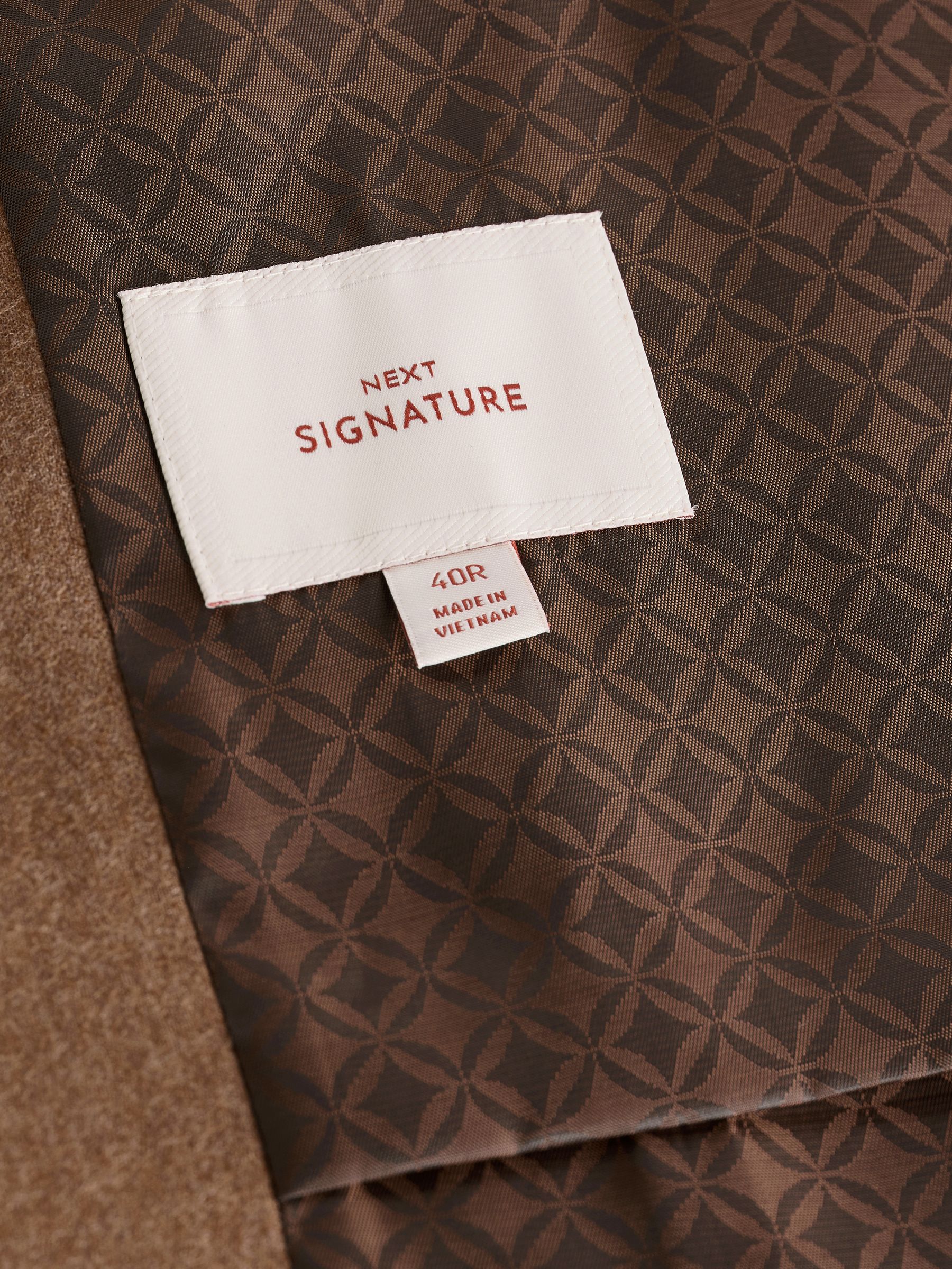 Buy Neutral Signature Zignone Flannel Suit Waistcoat from the Next UK ...