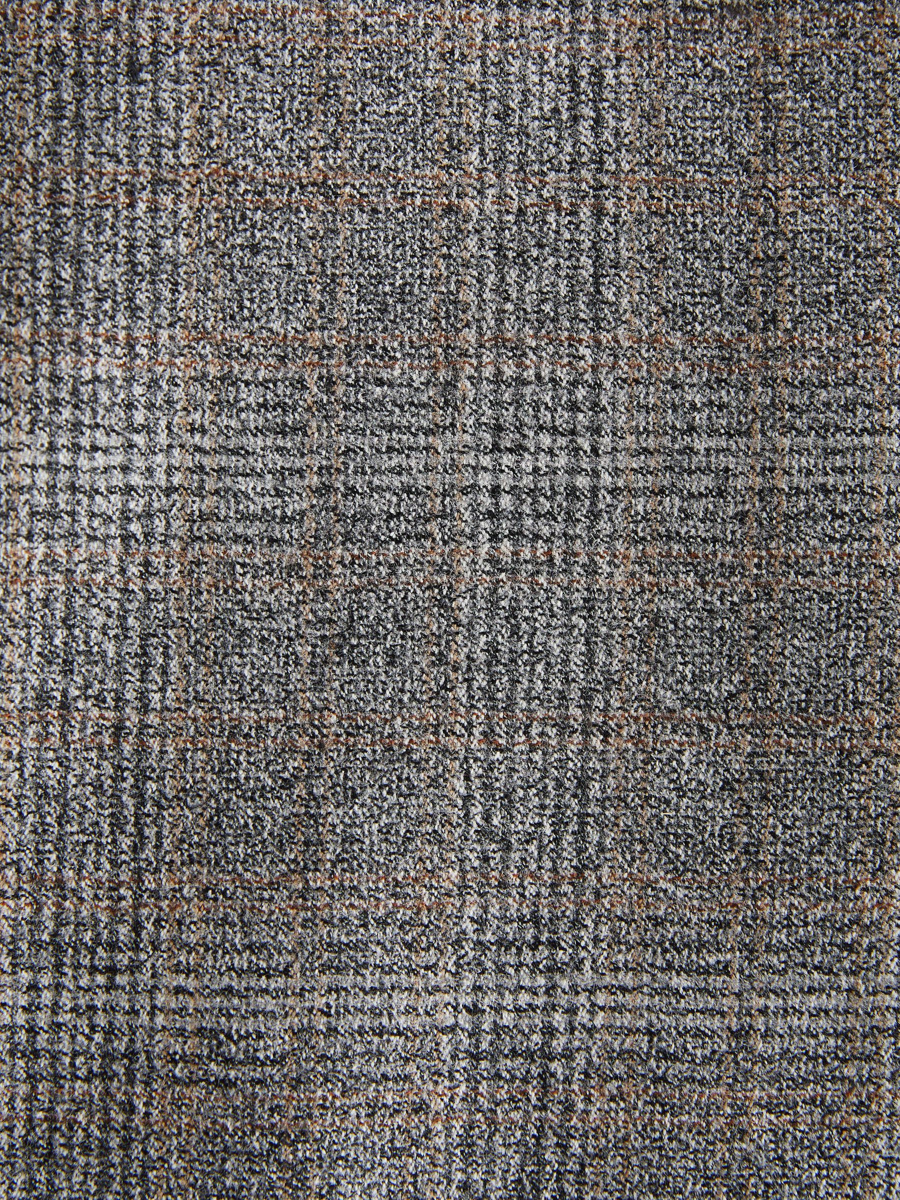 Buy Grey Signature Marzotto Check Italian Wool Suit Waistcoat from the ...