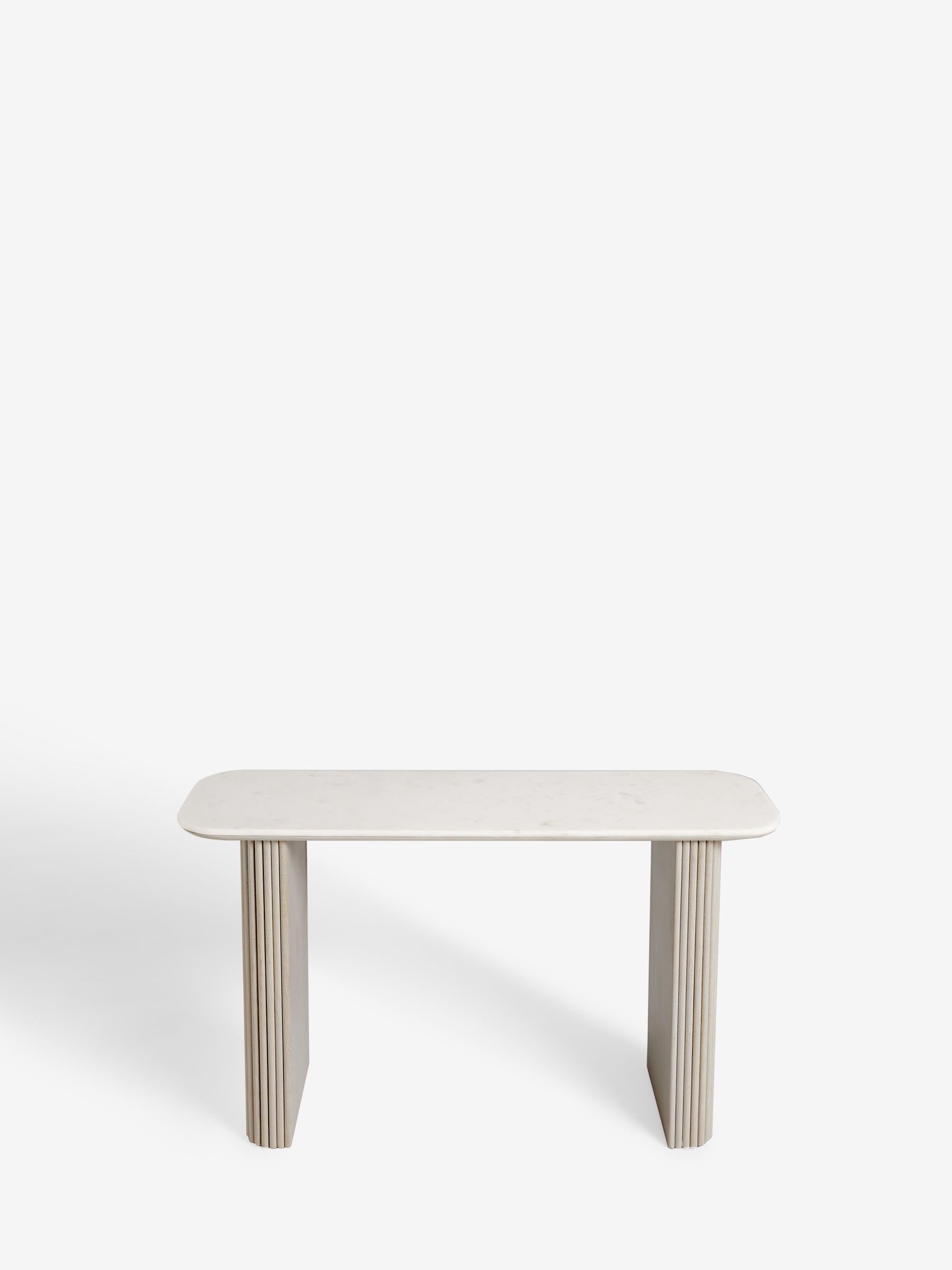 Buy Light Grey Valencia Marble and Mango Wood Console Table from Next ...
