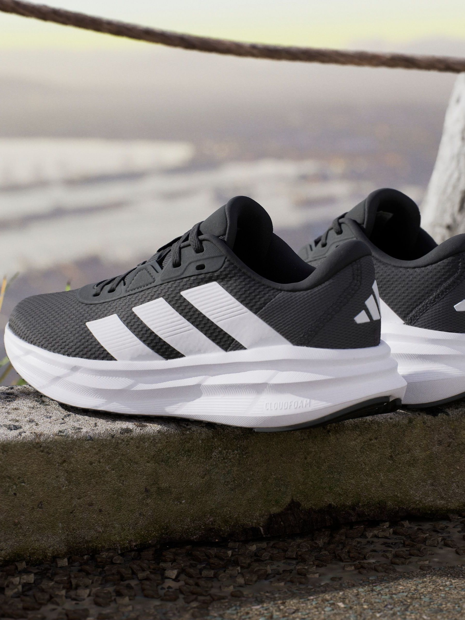 Buy adidas Black/White Galaxy 7 Trainers from Next United Arab Emirates