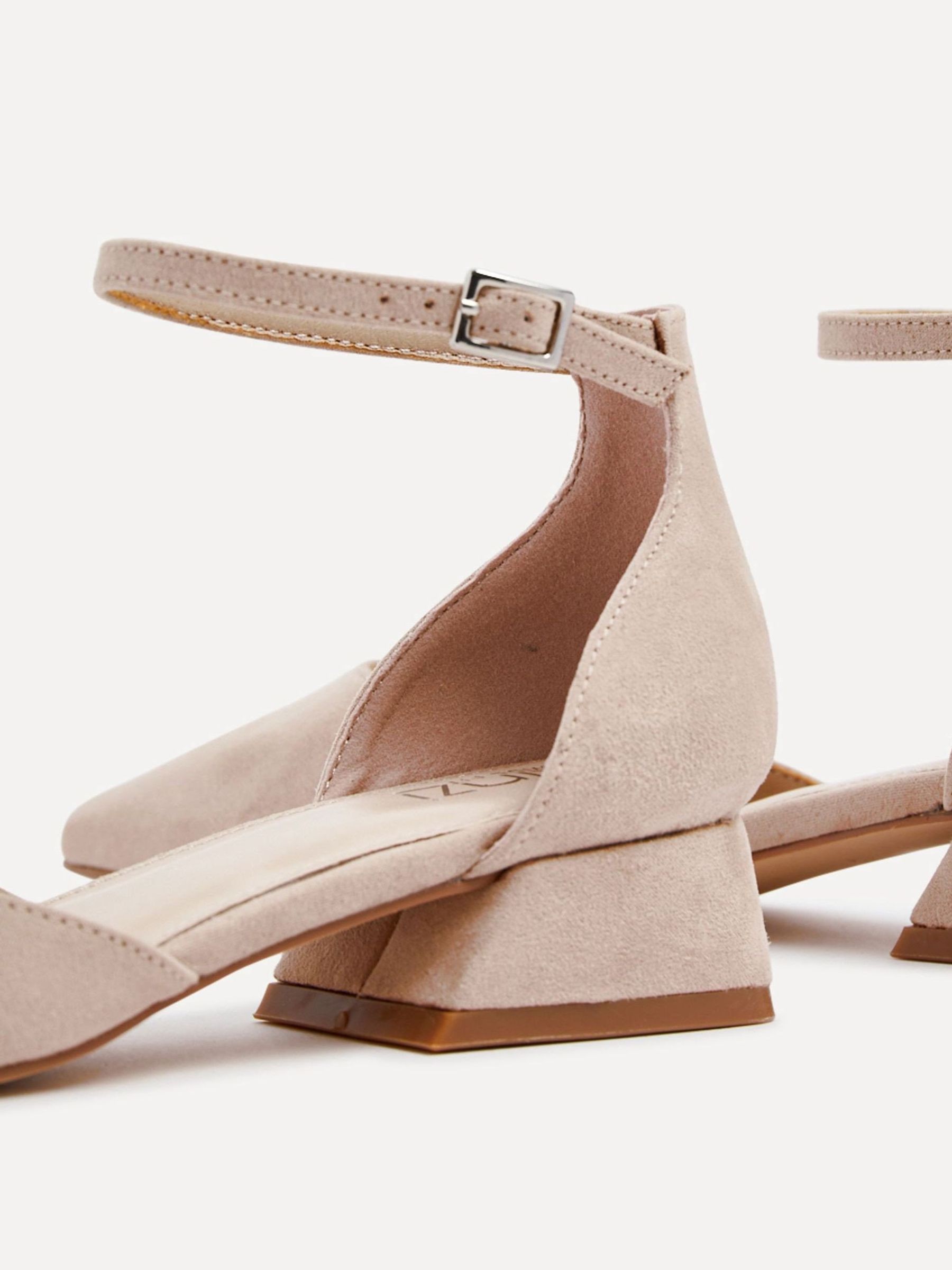Buy Linzi Nude Wide Fit Dolly Low Block Court Heels from the Next UK ...
