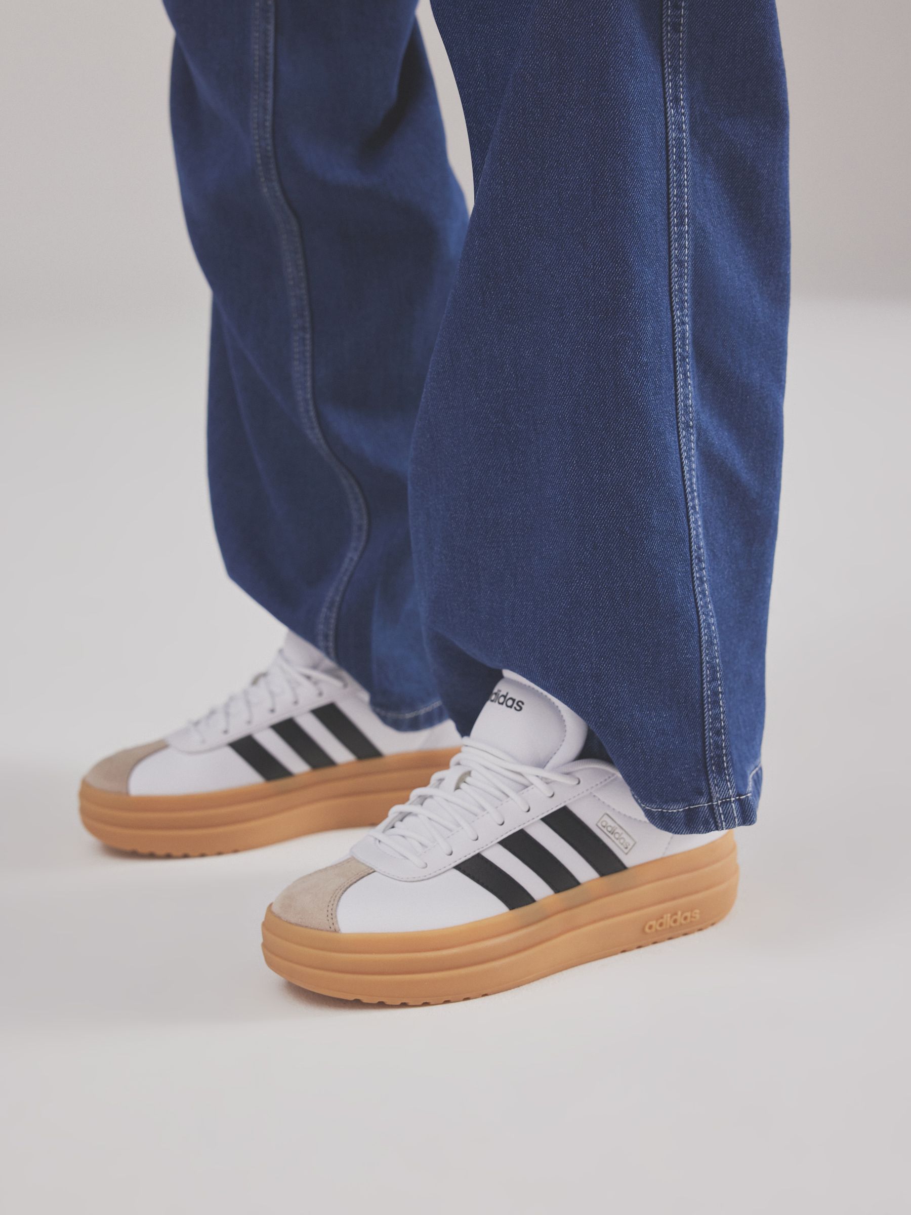Buy adidas White/Black VL Court Bold Trainers from the Next UK online shop