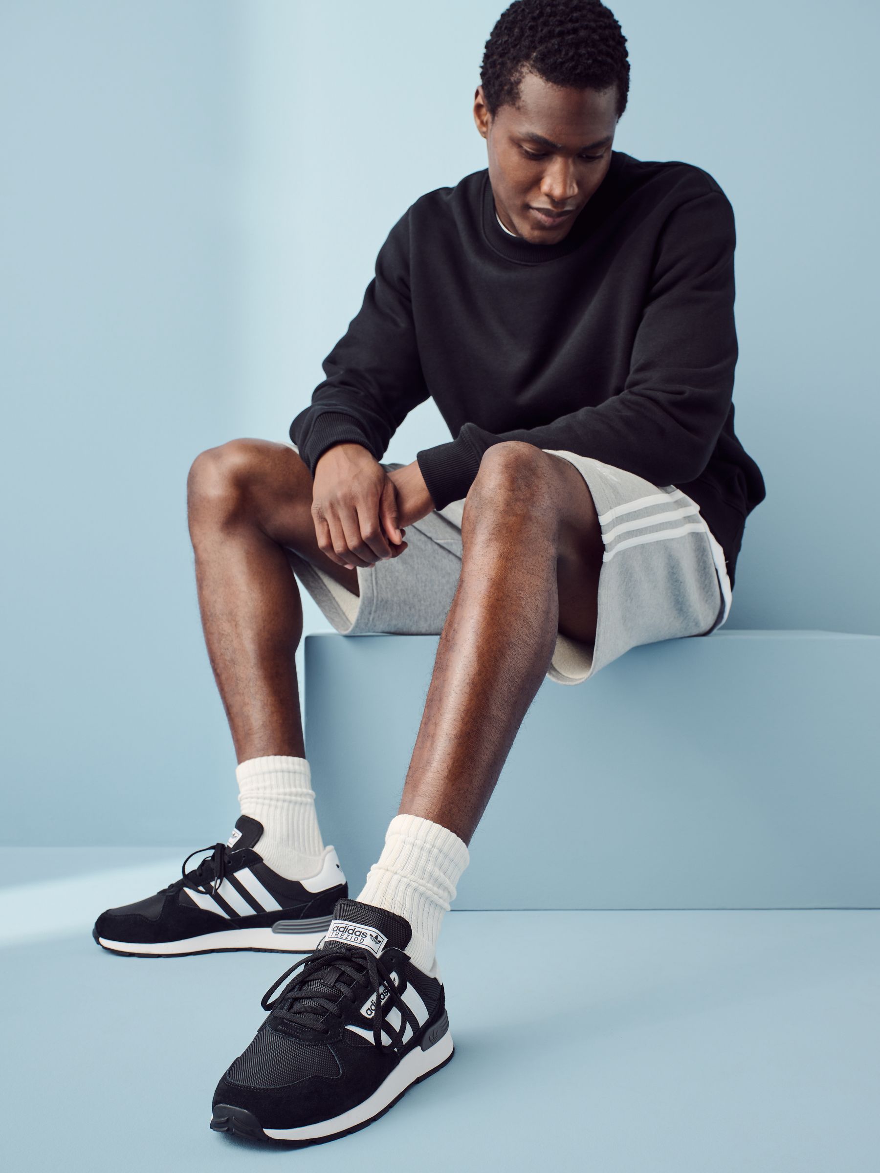 Buy adidas Originals Black Treziod 2 Trainers from the Next UK online shop