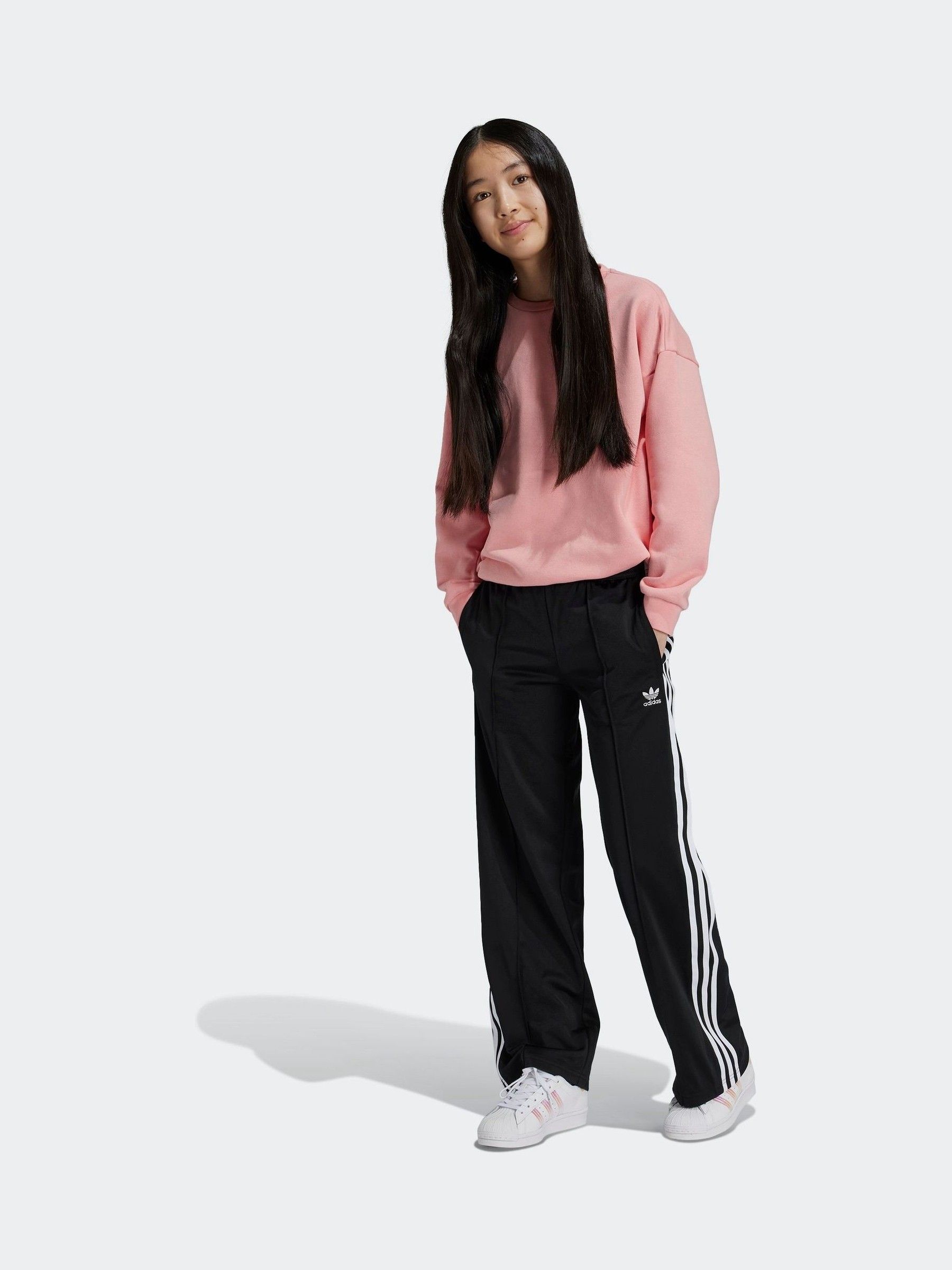 Buy adidas originals Black Wide Leg Joggers from the Next UK online shop