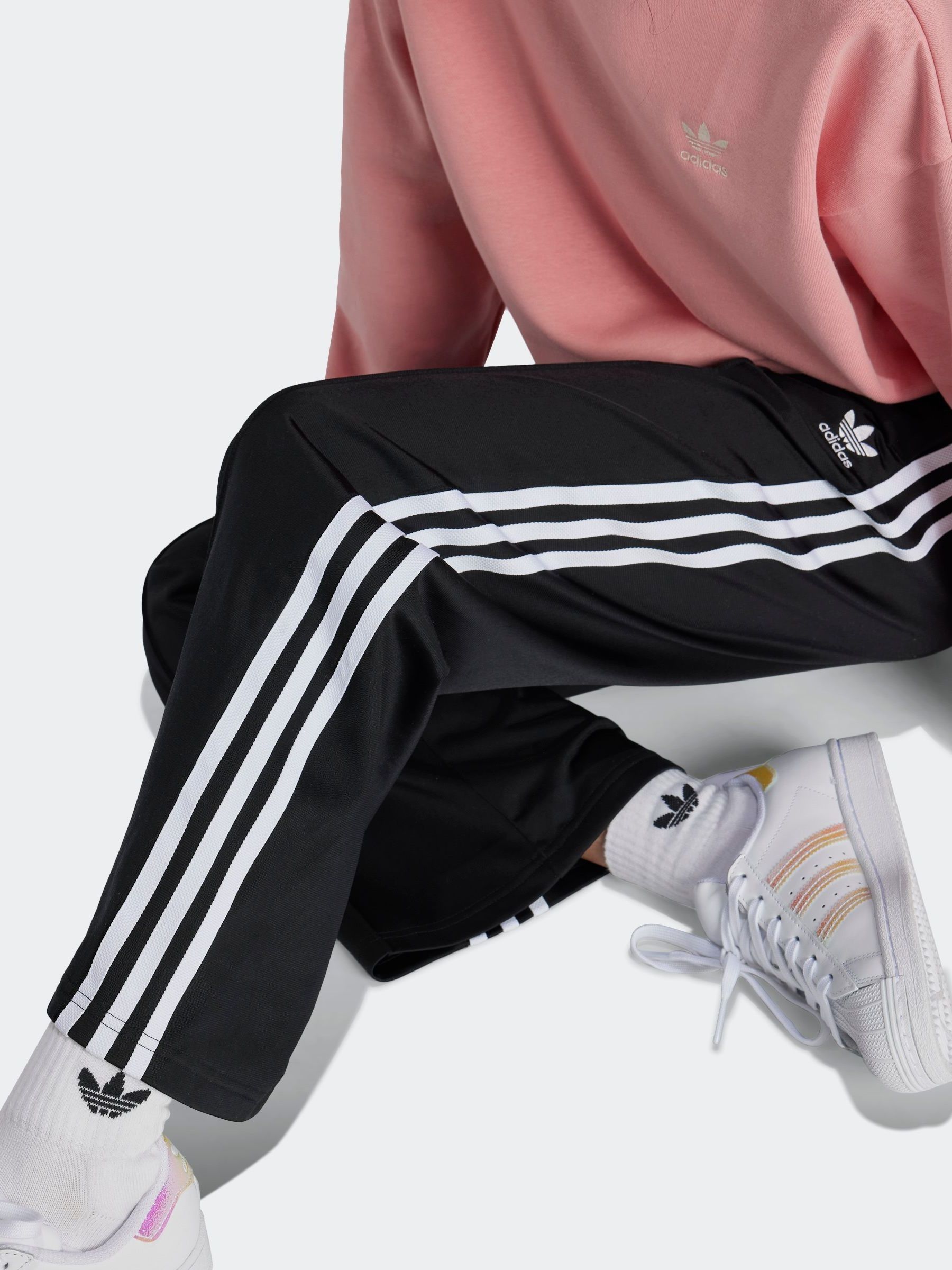 Buy adidas originals Black Wide Leg Joggers from the Next UK online shop