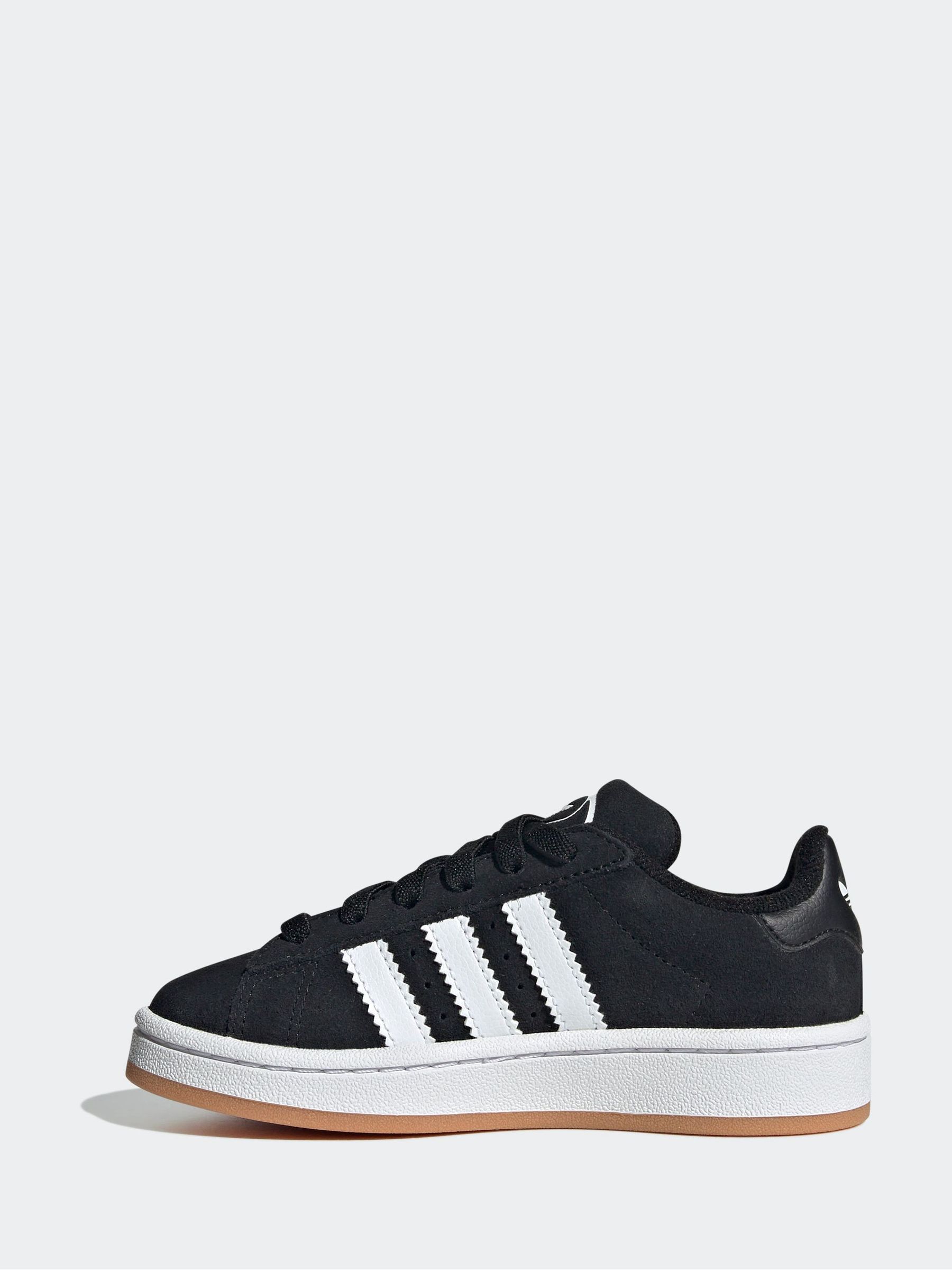 Buy adidas Originals Black Campus 00s Elastic Lace Kids Trainers from ...