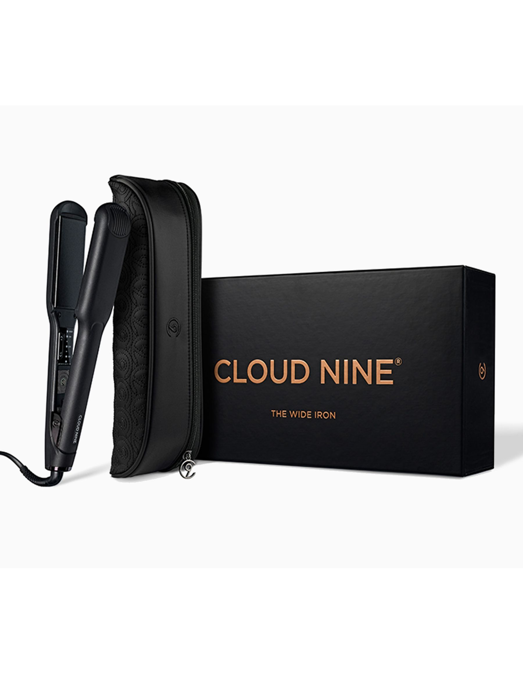 Buy CLOUD NINE The Wide Iron Hair Straighteners Gift Set from the Next ...
