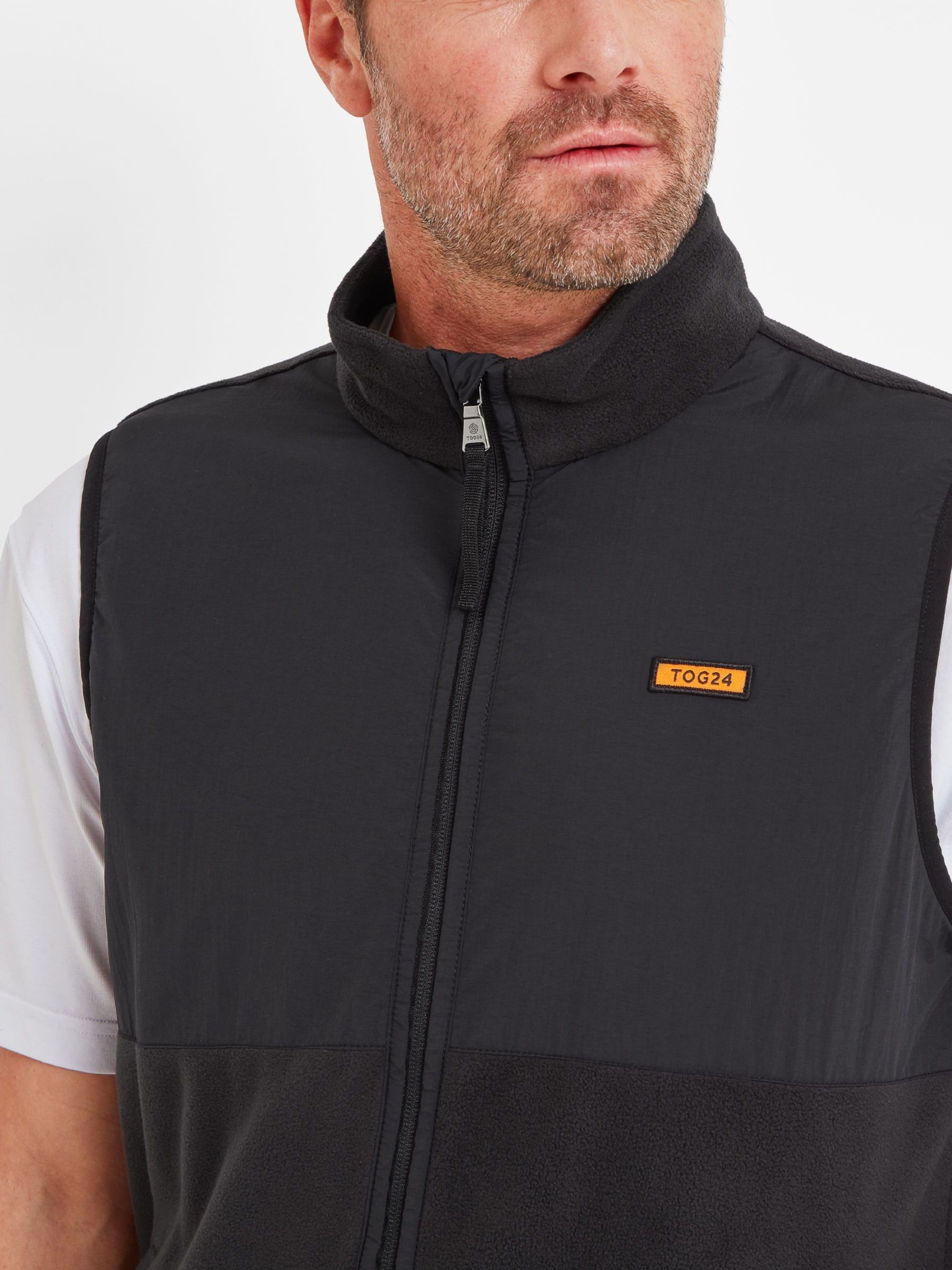 Buy Tog 24 Black Marray Fleece Gilet from the Next UK online shop