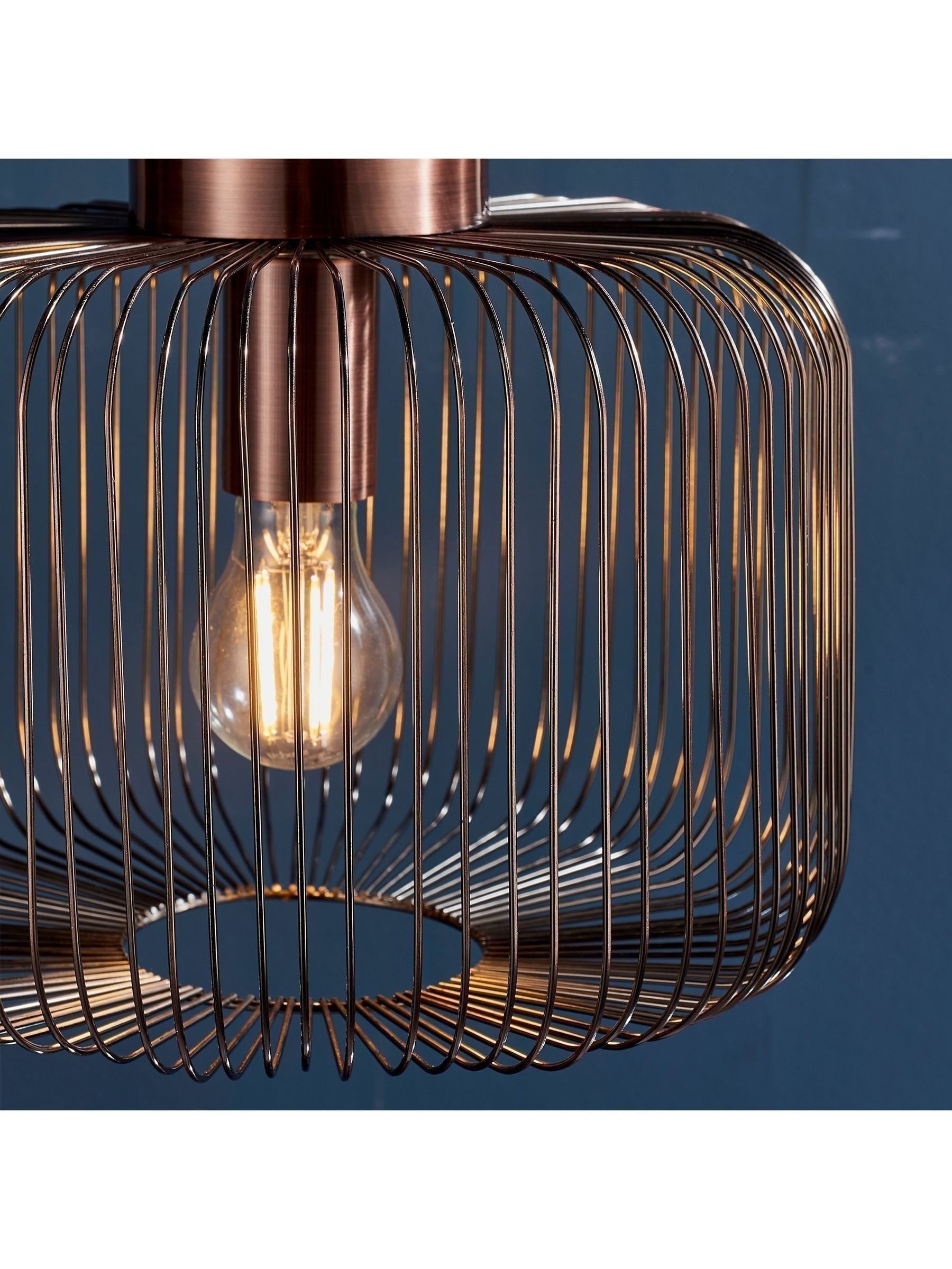 Buy Gallery Home Copper Nichol Ceiling Light Pendant from the Next UK ...