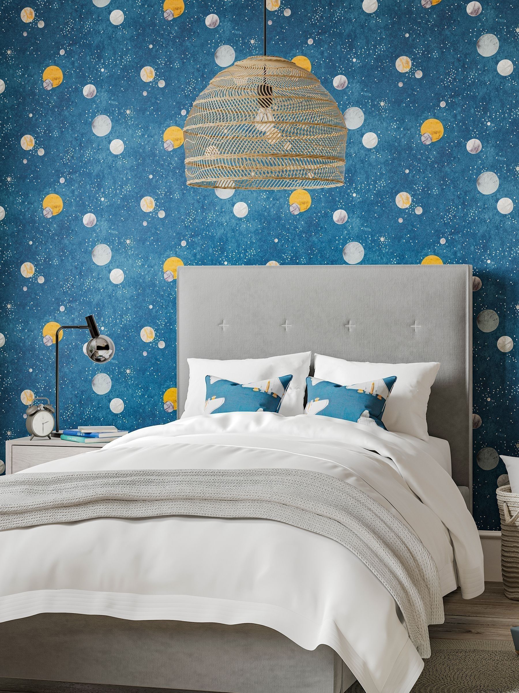Buy Harlequin Black Out Of This World Children's 10.05M Wallpaper from ...