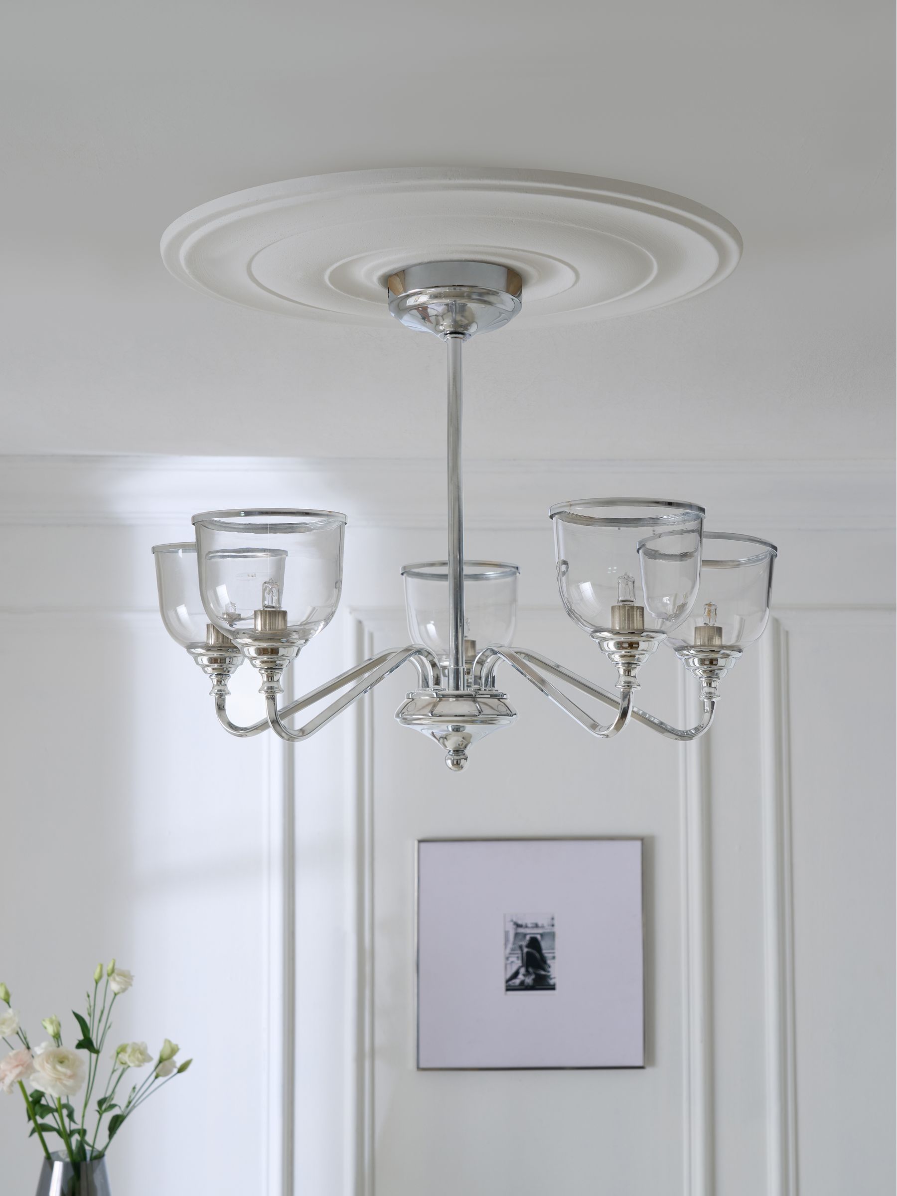 Buy Chrome Gloucester 5 Light Chandelier Light from the Next UK online shop