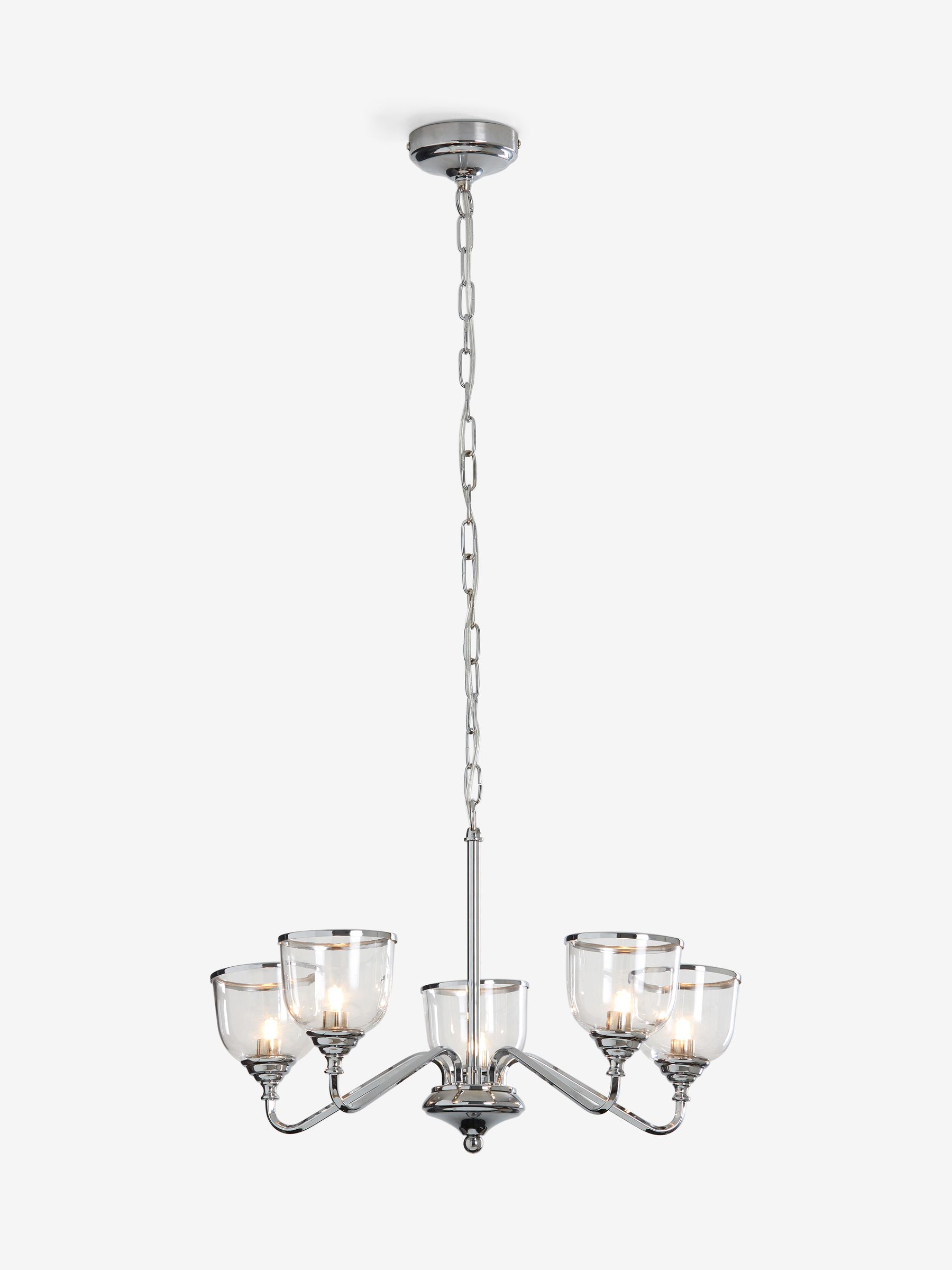 Buy Chrome Gloucester 5 Light Chandelier Light from the Next UK online shop