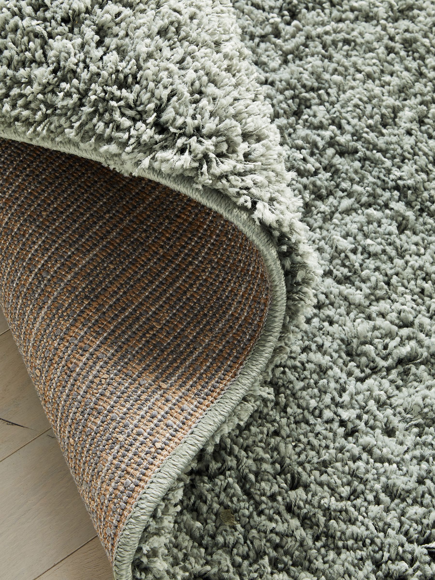 Buy Sage Green Premium Cosy Shaggy Rug from the Next UK online shop
