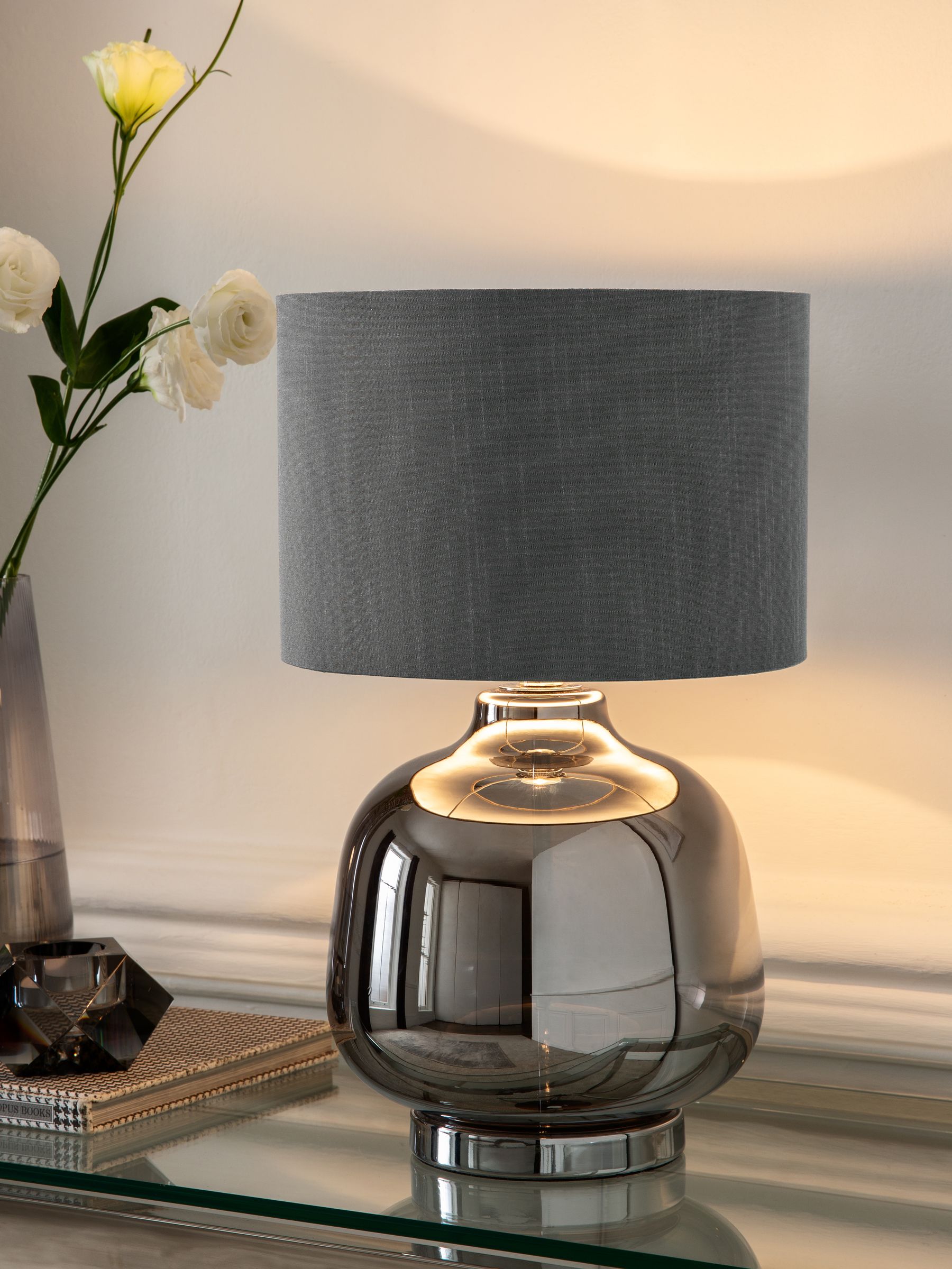 Buy Grey Connor Table Lamp from the Next UK online shop