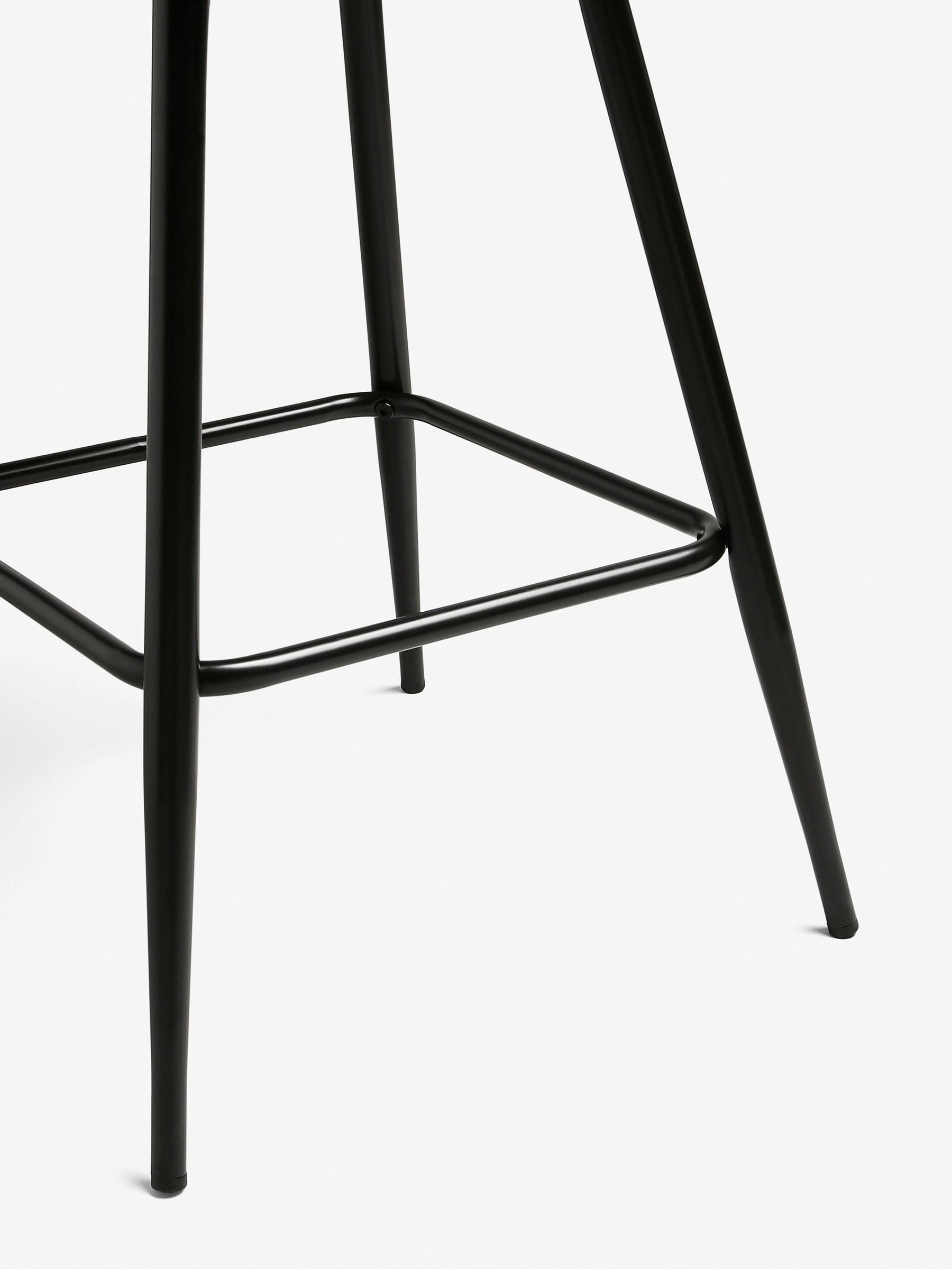 Buy Monza Faux Leather Dark Grey Cole Kitchen Bar Stool from the Next ...