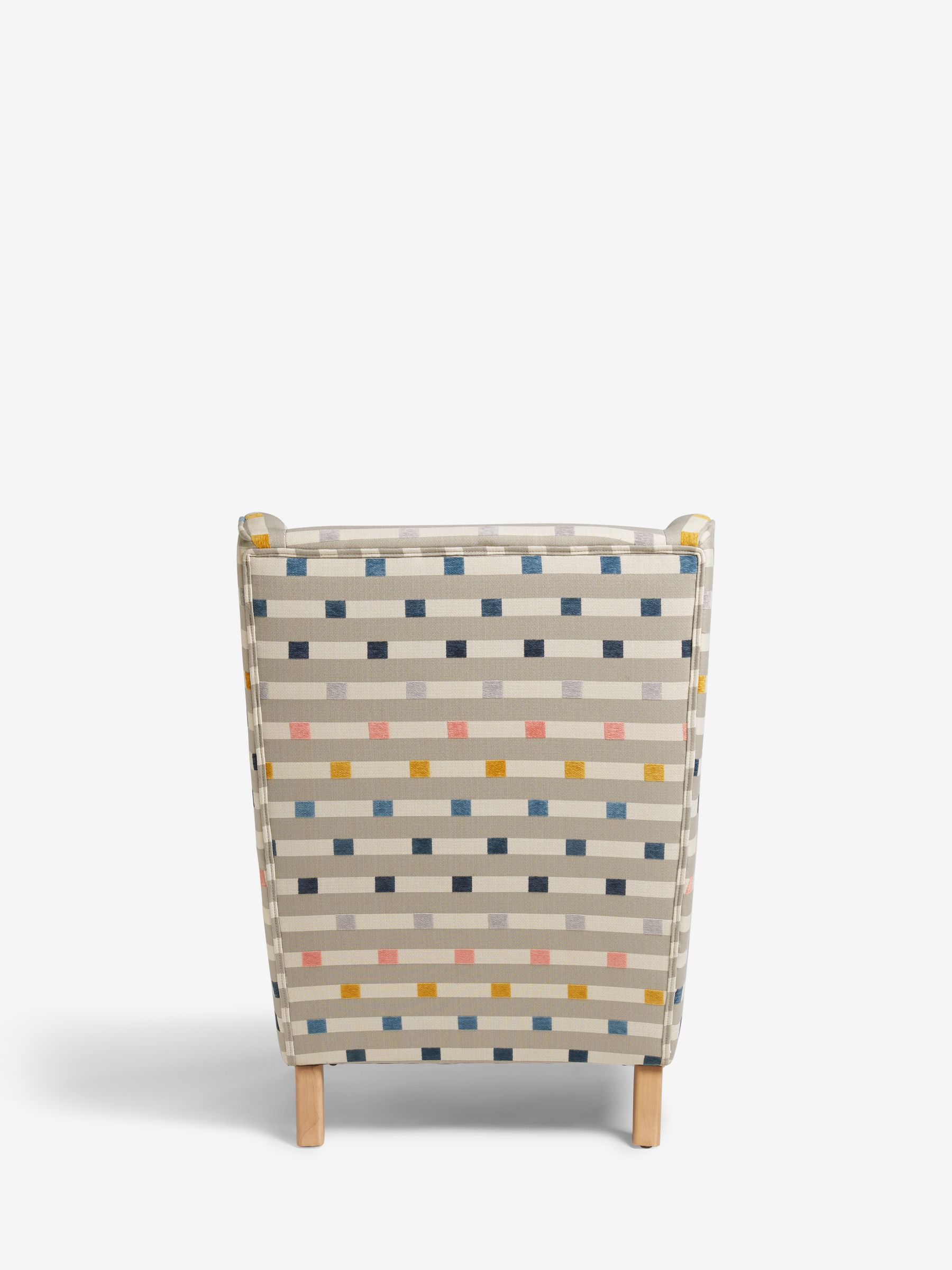 Buy Chunky Stripe Geo Grey Elswick Highback Armchair from the Next UK ...