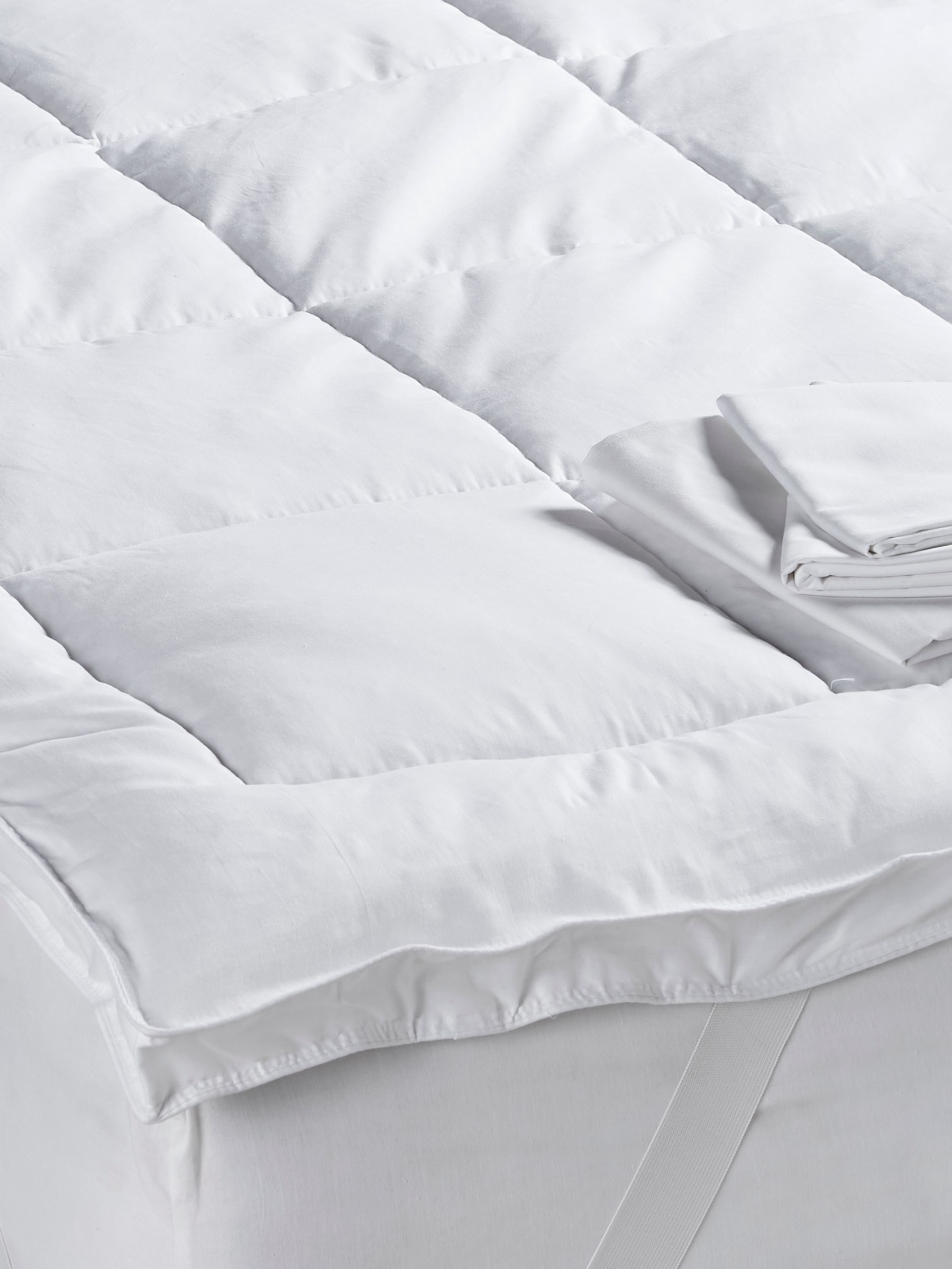 Buy White Fresh 100% Cotton Mattress Topper from the Next UK online shop