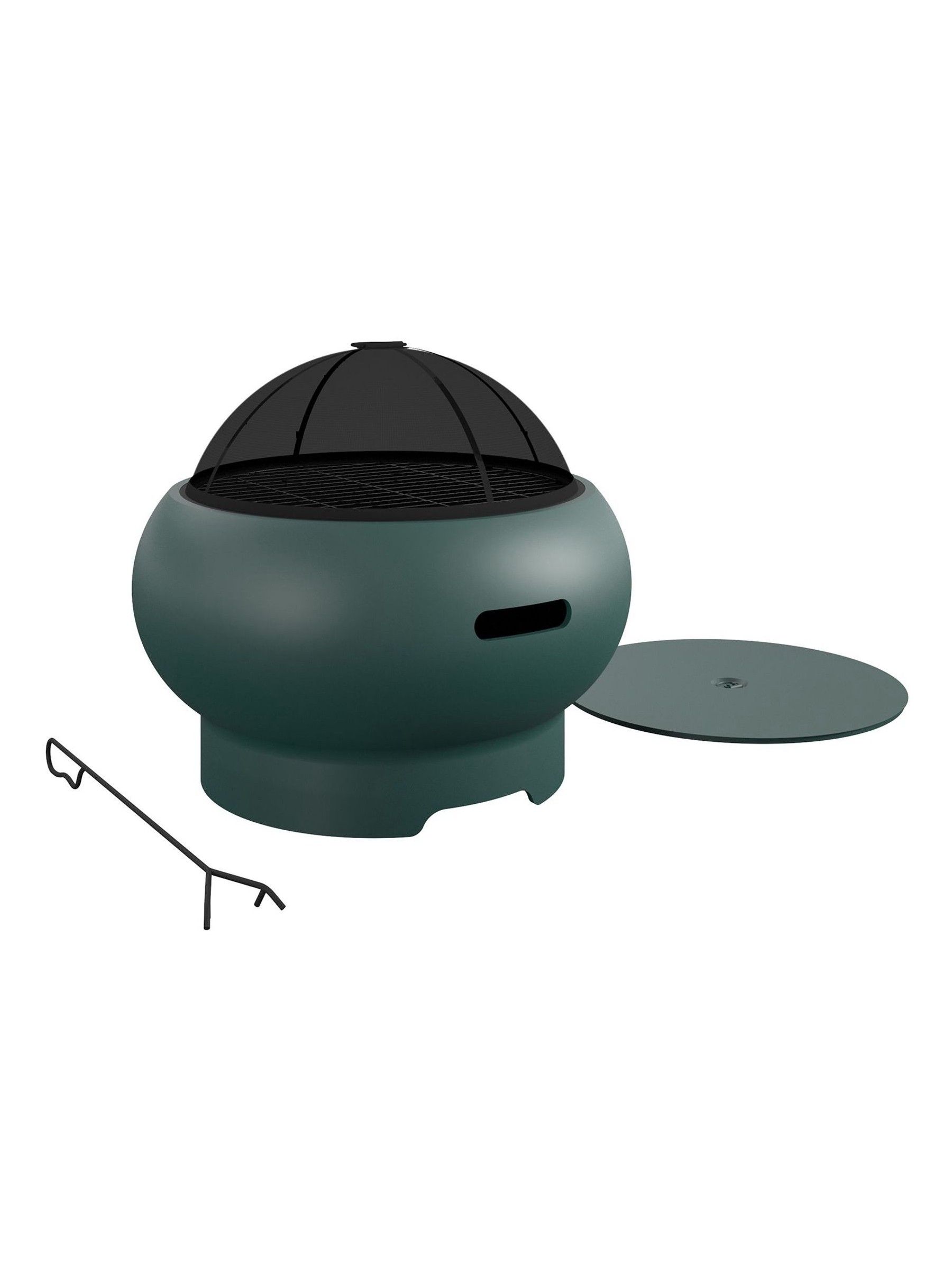 Buy Novogratz Green Garden Outdoor Asher Fire Pit from the Next UK ...