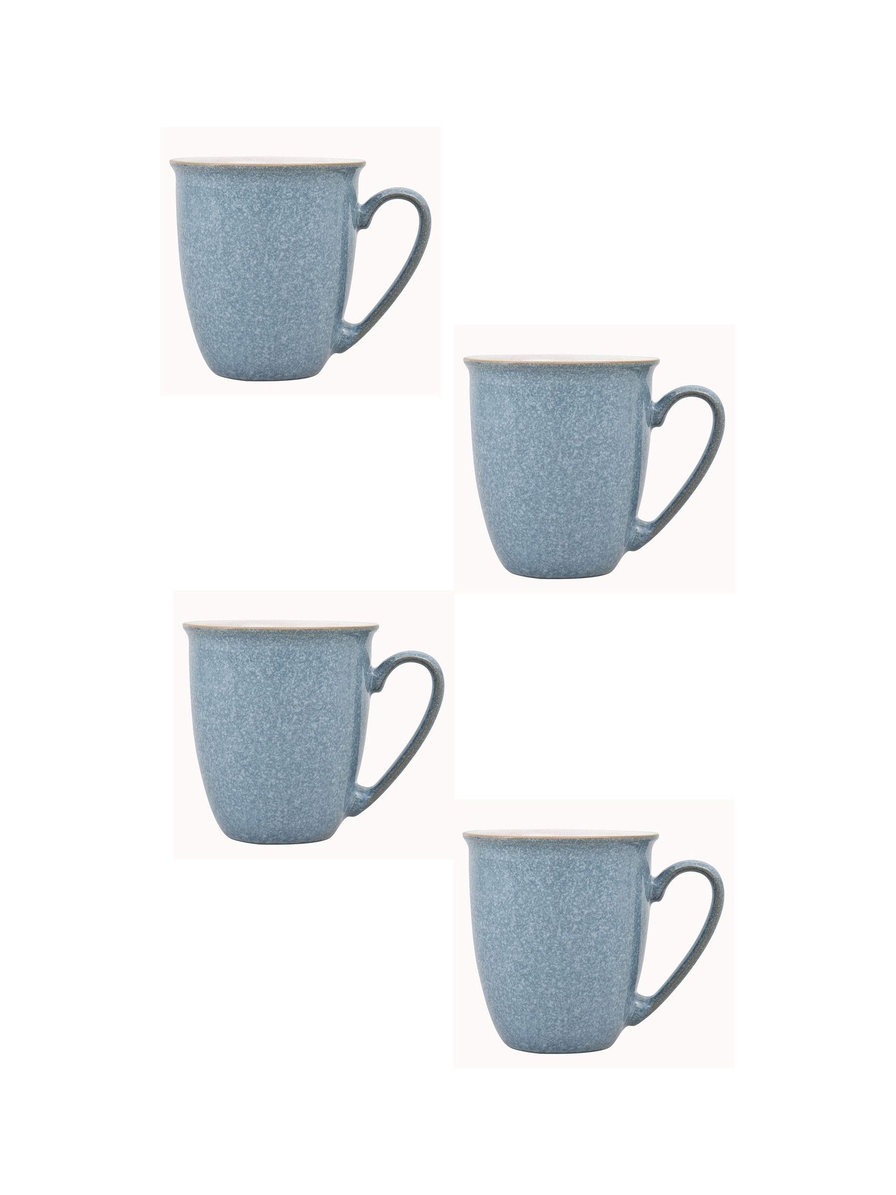 Buy Denby 4 Piece Blue Elements Coffee Mugs from the Next UK online shop