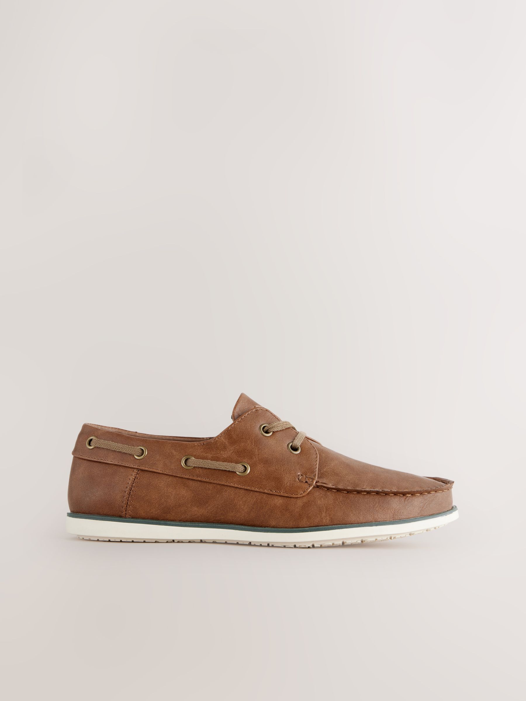 Buy Tan Brown Boat Shoes from the Next UK online shop